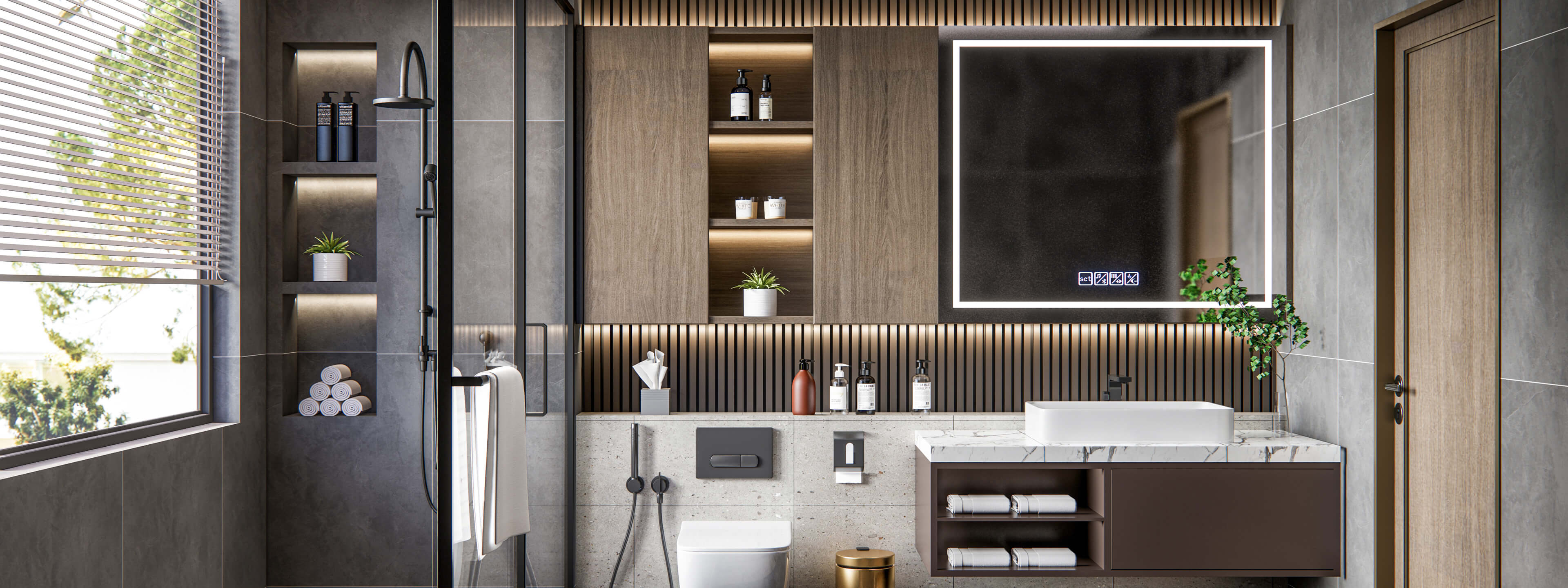 Bathroom Modern and Luxury 81 - 3D Model by IID Studio