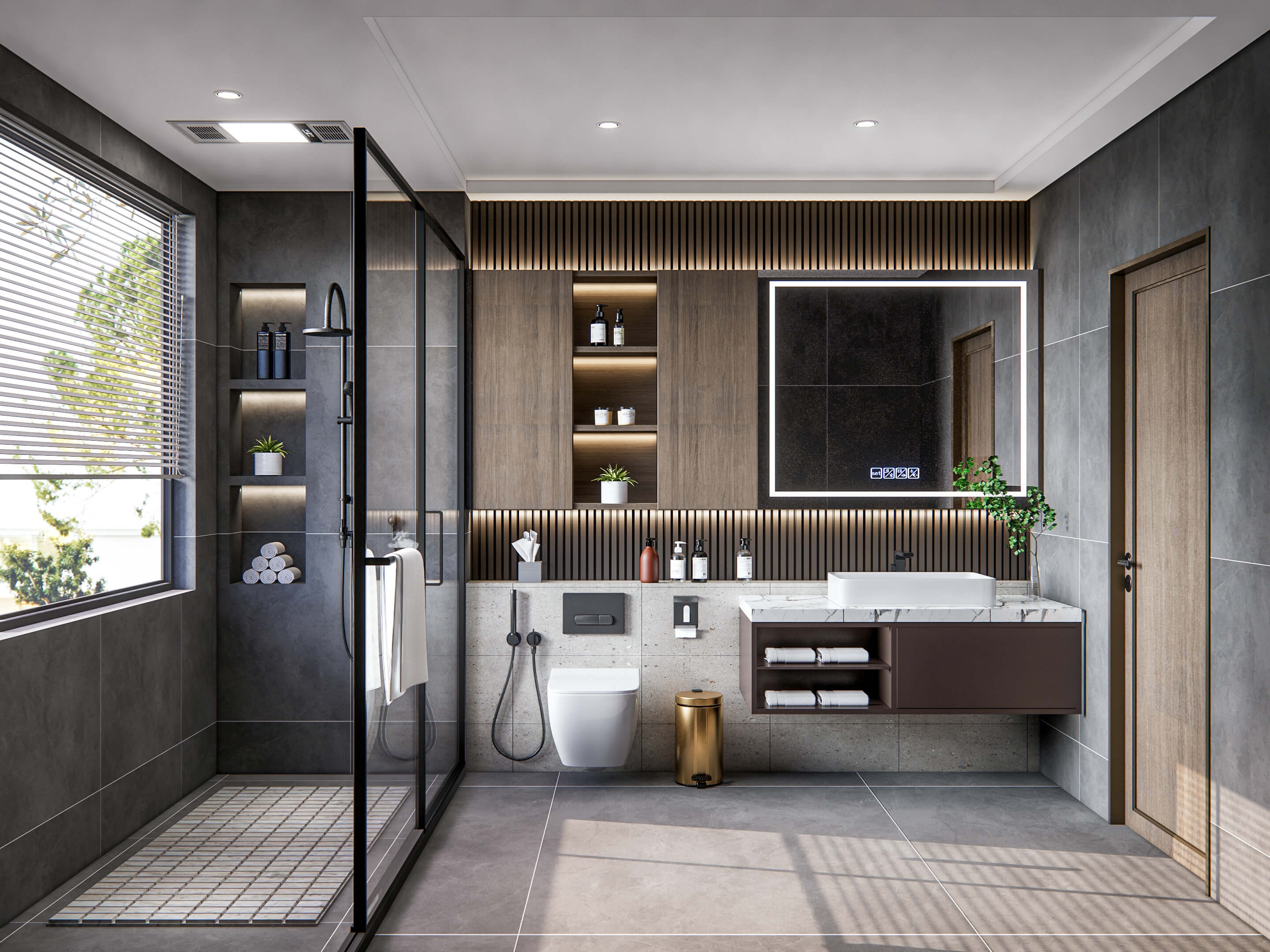Bathroom Modern and Luxury 81 - 3D Model by IID Studio