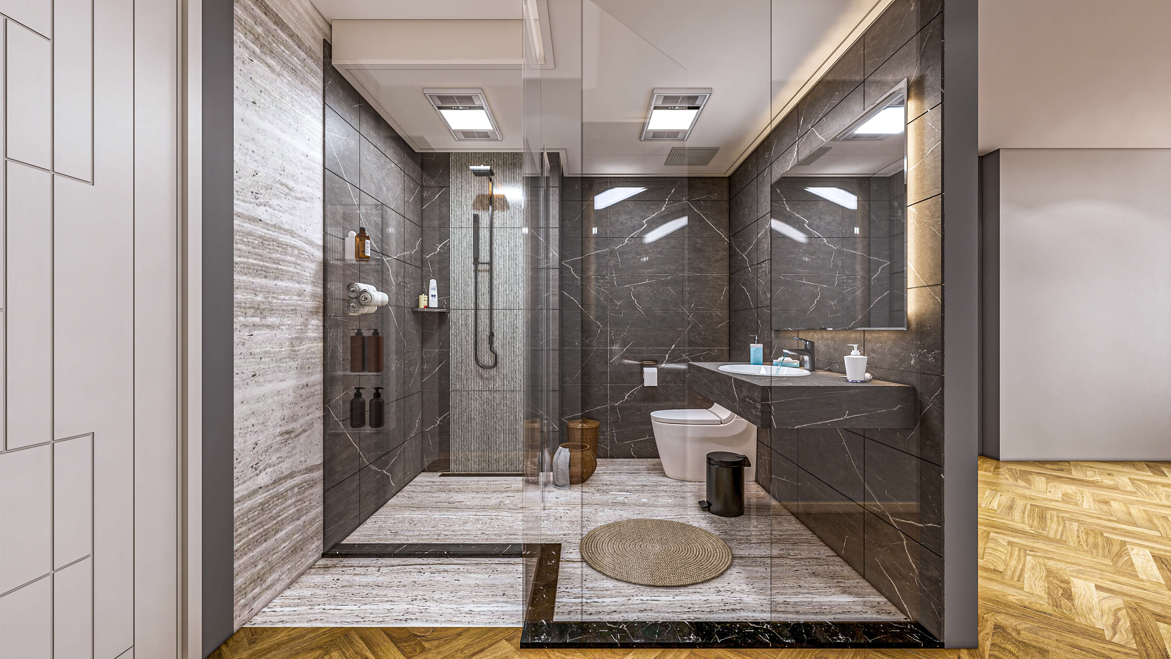 Bathroom Modern and Luxury 55 - 3D Model by IID Studio