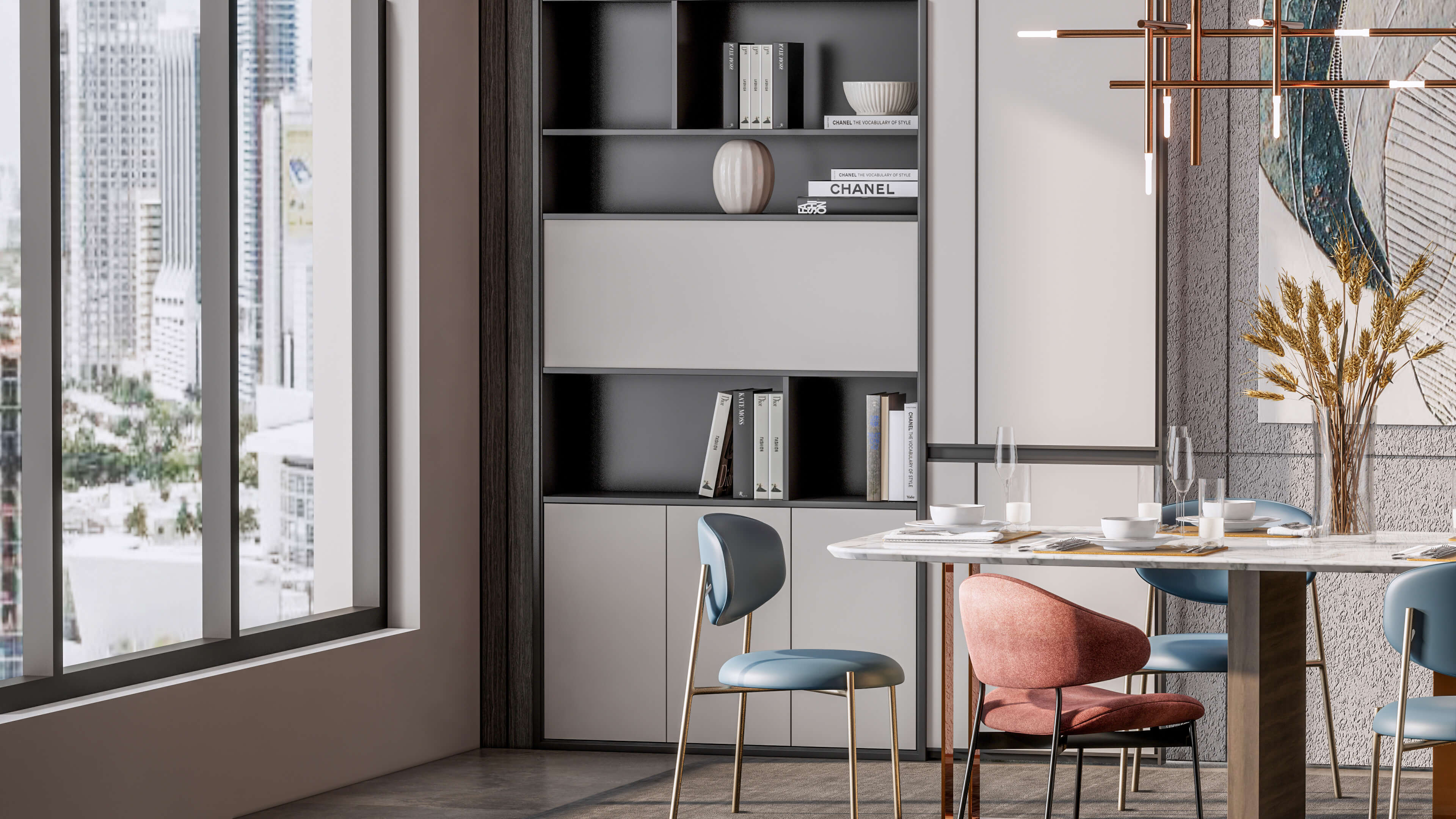 Dining Room Interior 16 - 3D Model by IID Studio