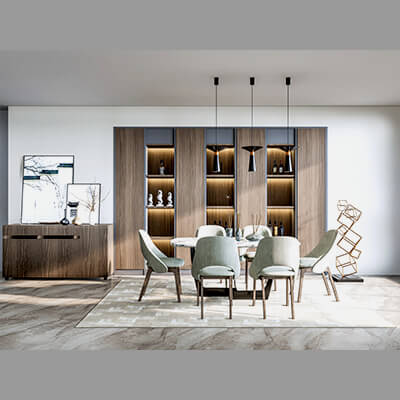 Skp 3D Models | Interiors | Dining Rooms | RenderHub