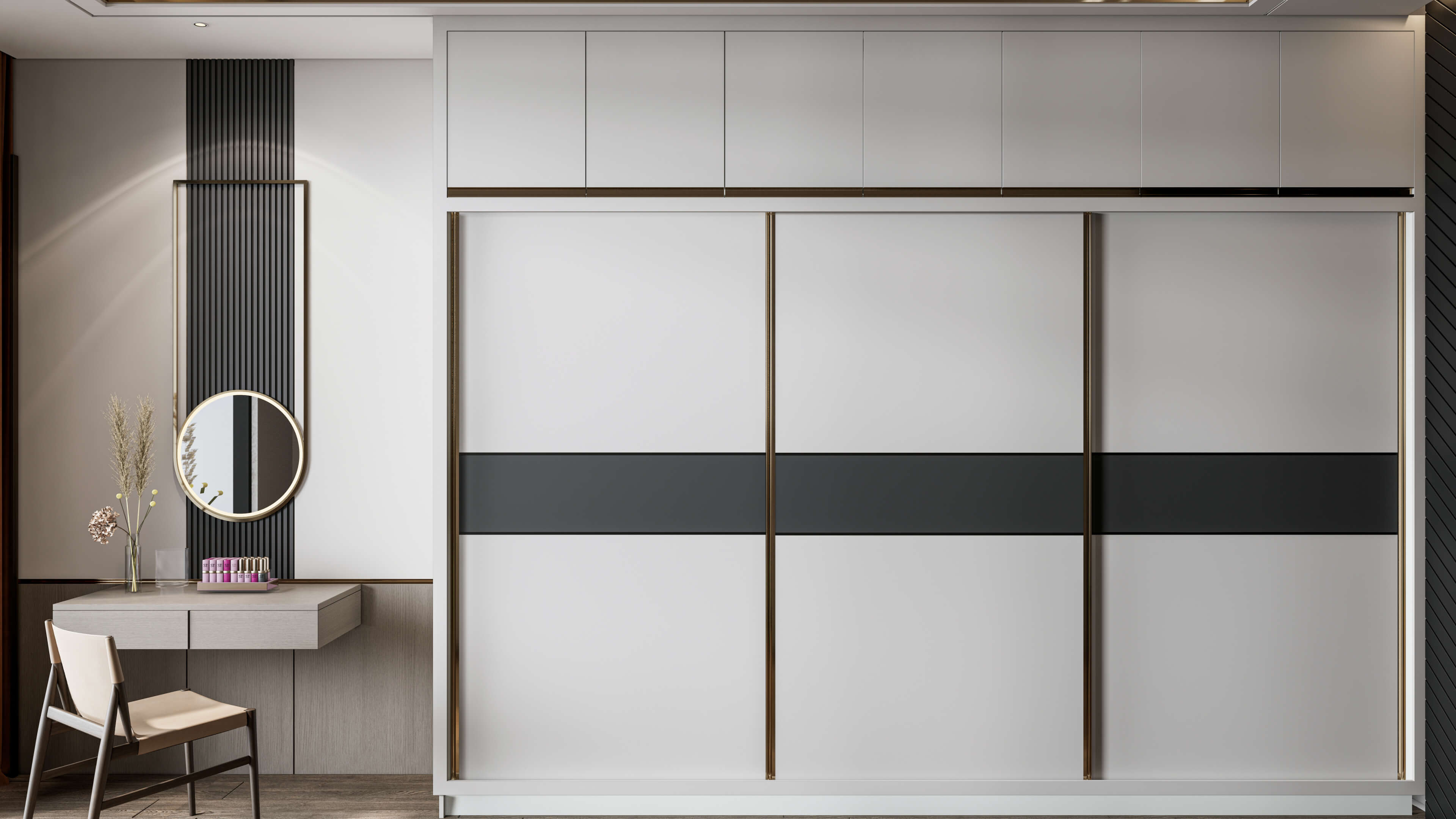 Dressing Room Wardrobe Closet Full Scene - 3D Model by IID Studio