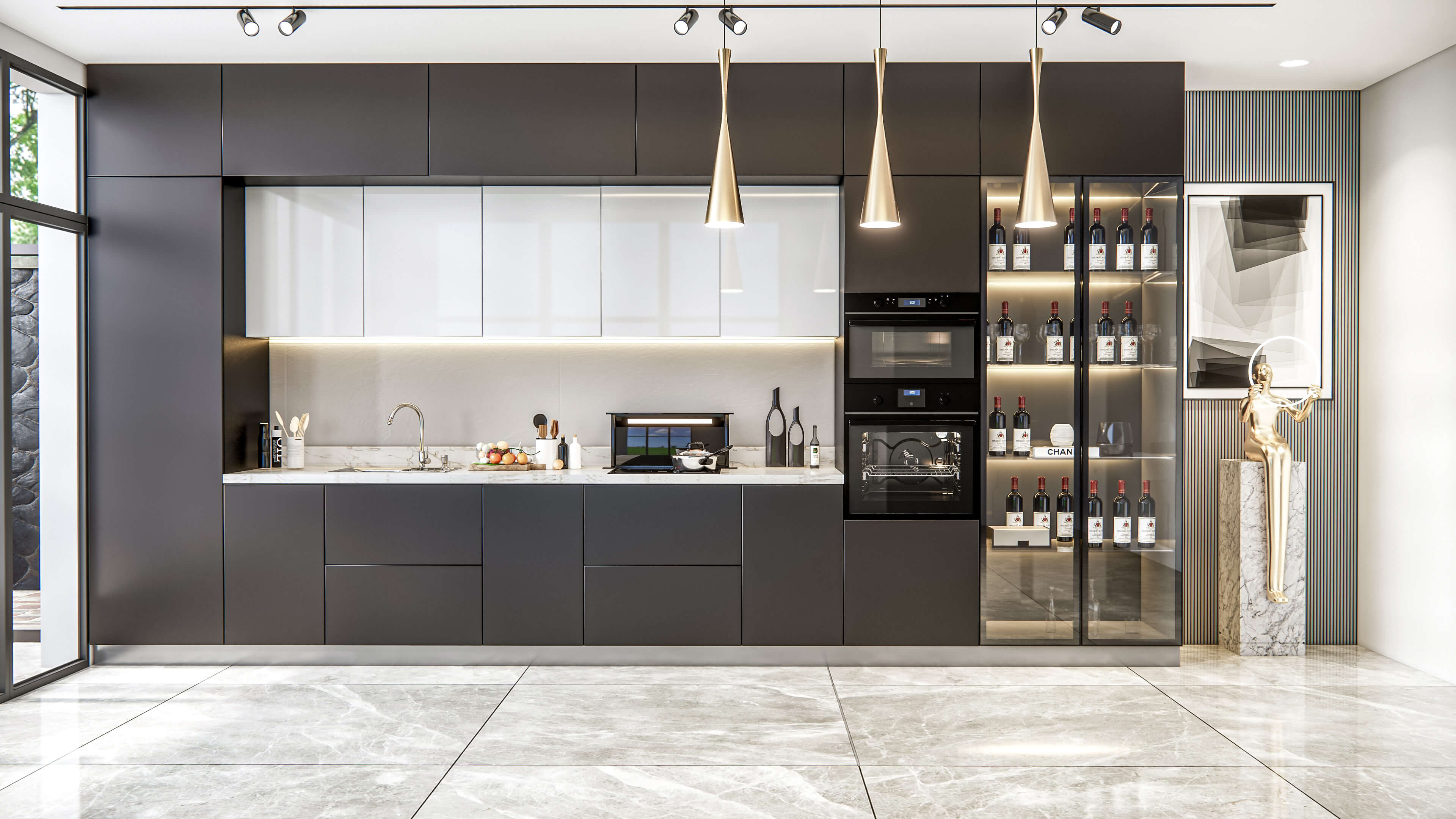 Kitchen Parametric Fully Resizable 09 - 3D Model by IID Studio