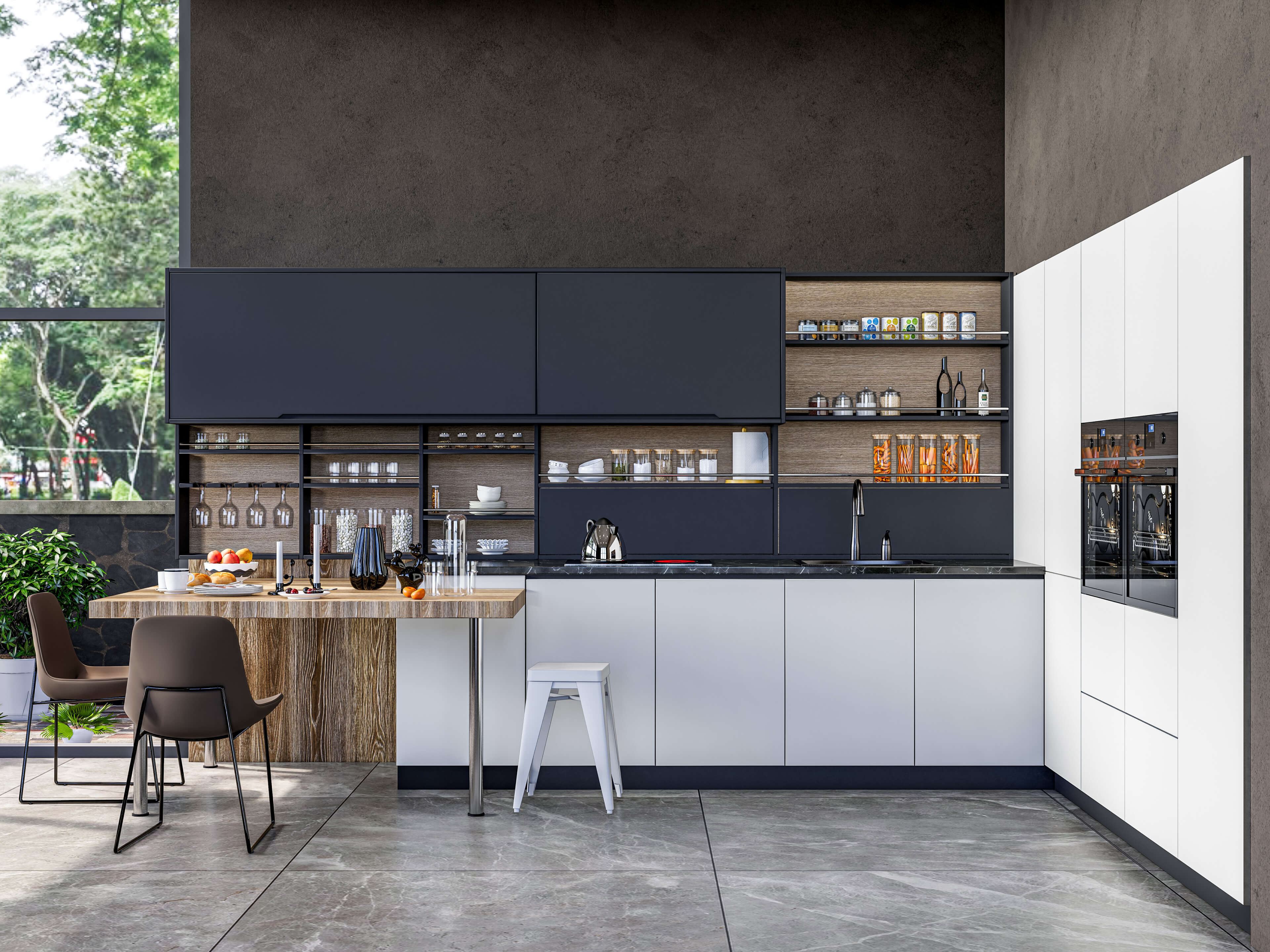 Kitchen Advanced Modeling Scene - 3D Model by IID Studio