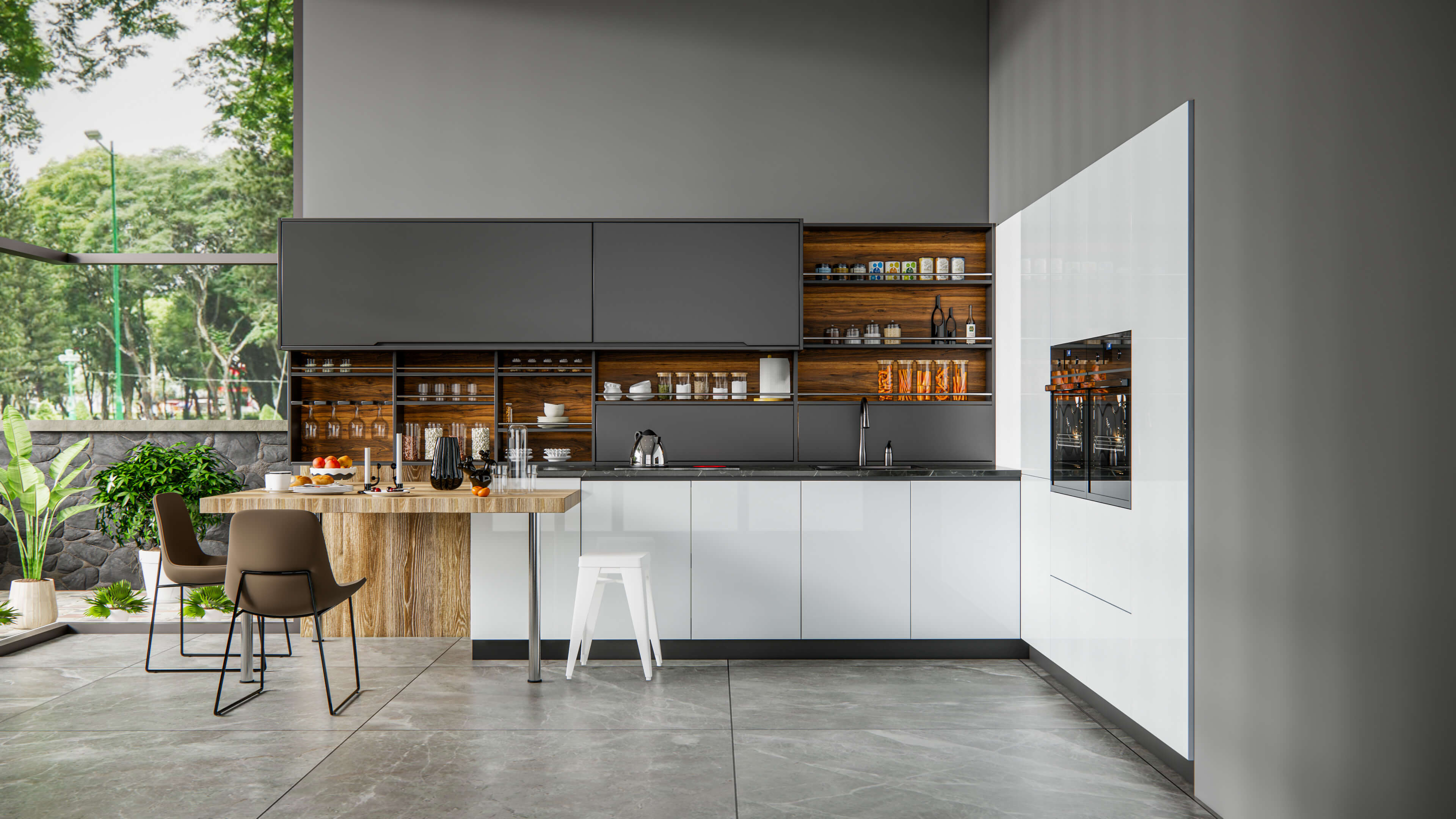 Kitchen Advanced Modeling Scene 3 - 3D Model by IID Studio