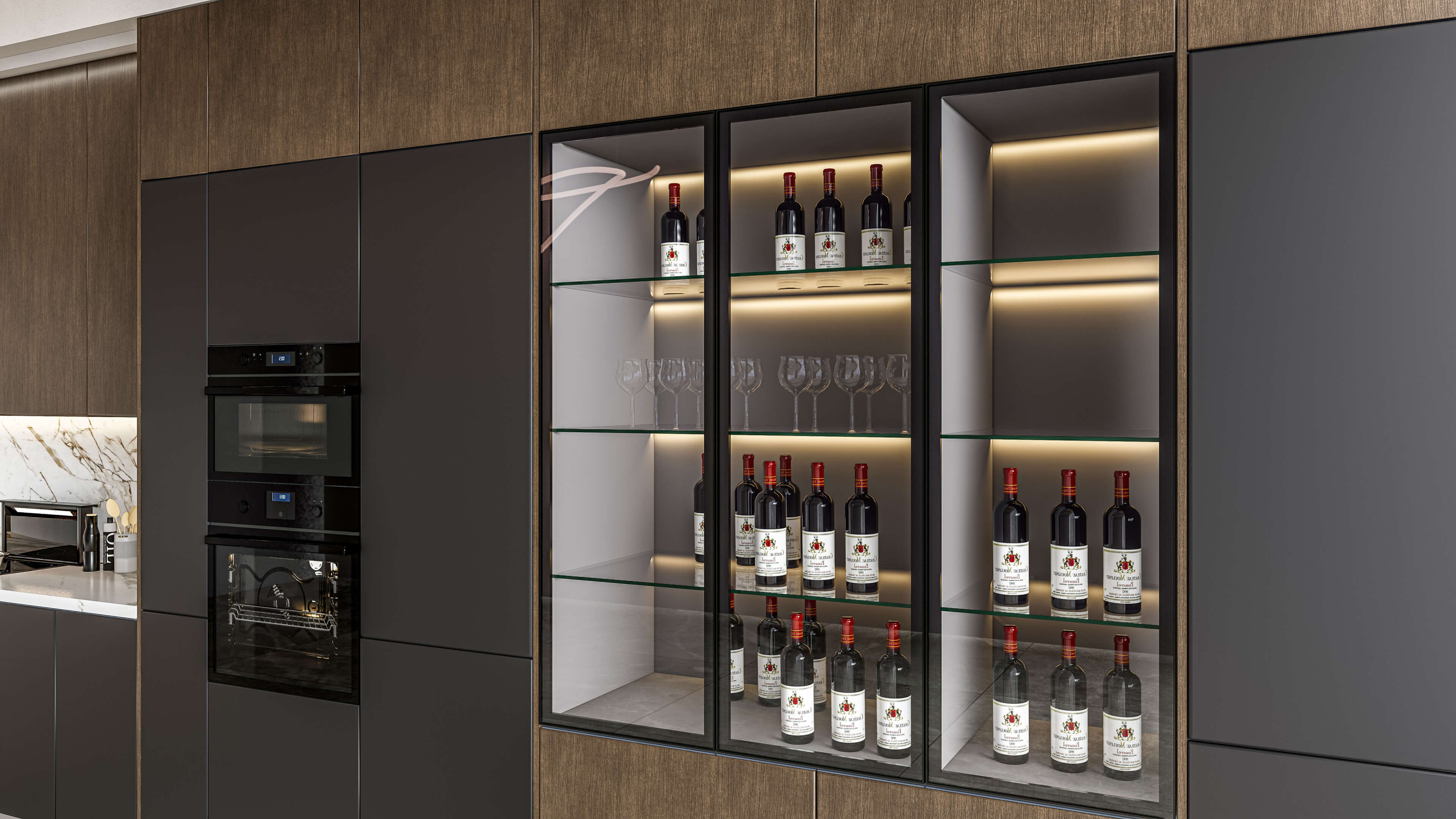 Kitchen Parametric Fully Resizable 11 - 3D Model by IID Studio