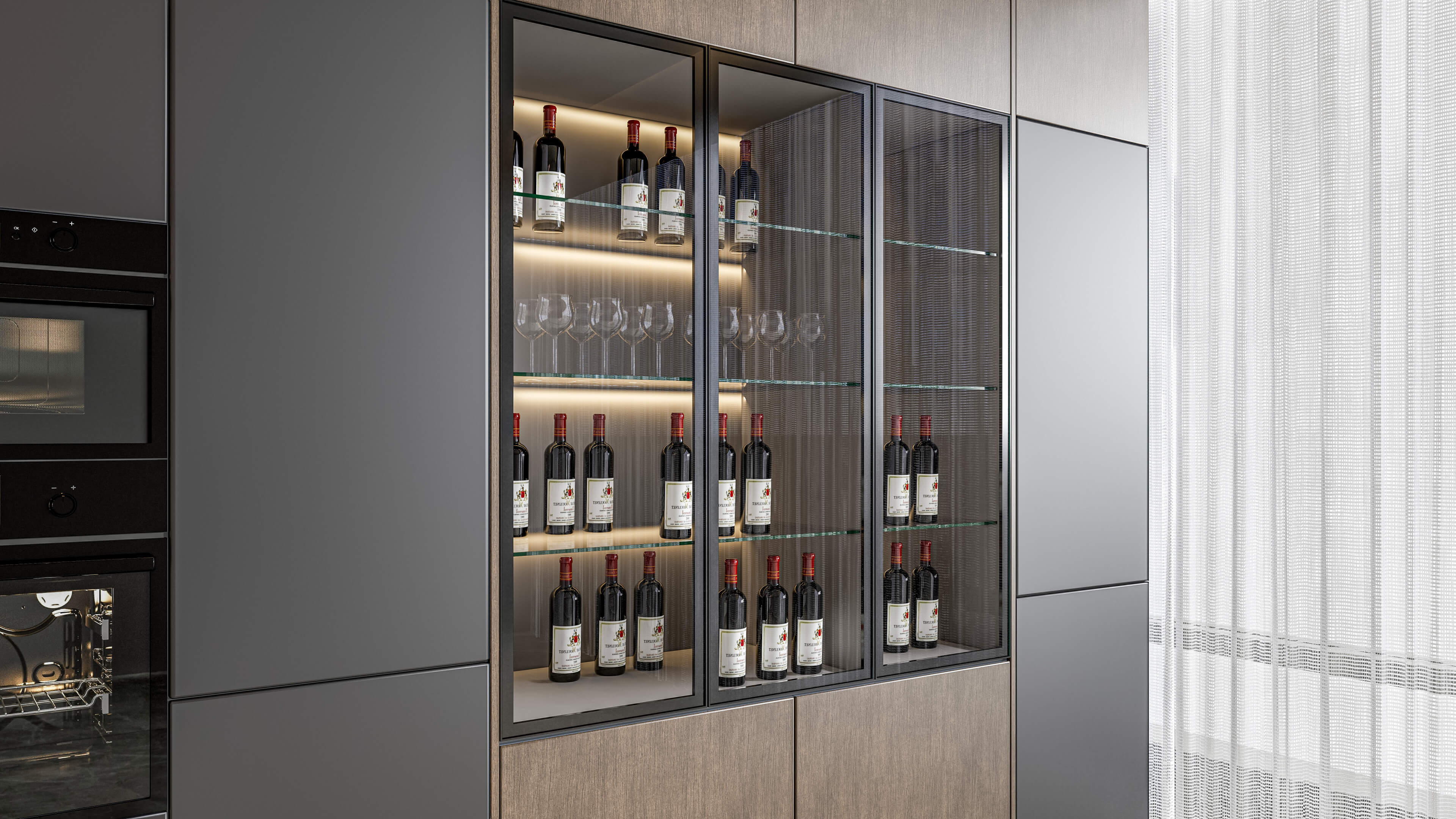 Kitchen Parametric Fully Resizable 11 - 3D Model by IID Studio