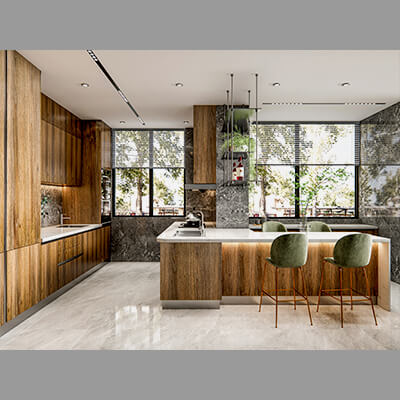 Kitchen Full Scene 39 - 3D Model by IID Studio