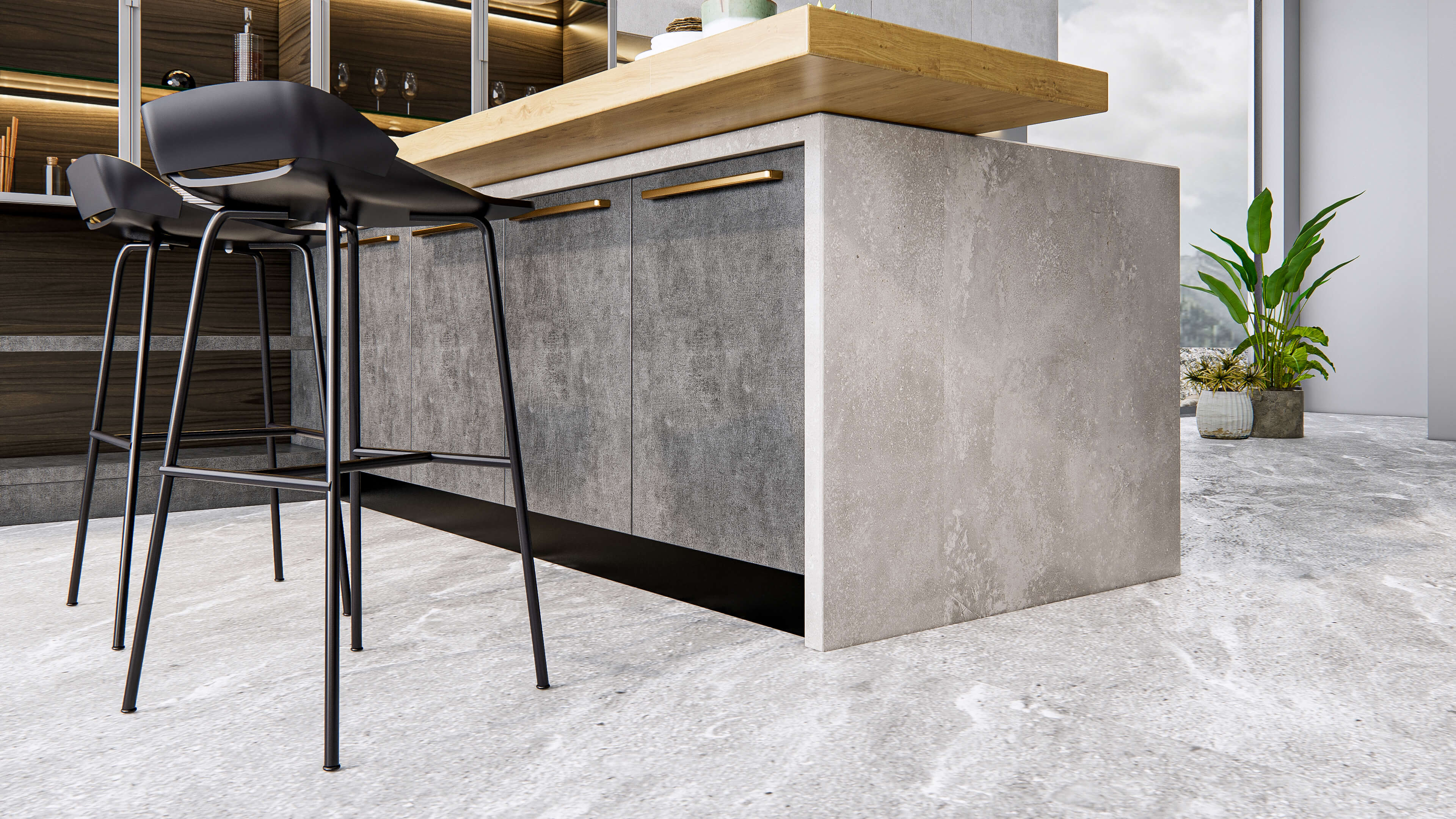 Kitchen Full Scene 40 - 3D Model by IID Studio