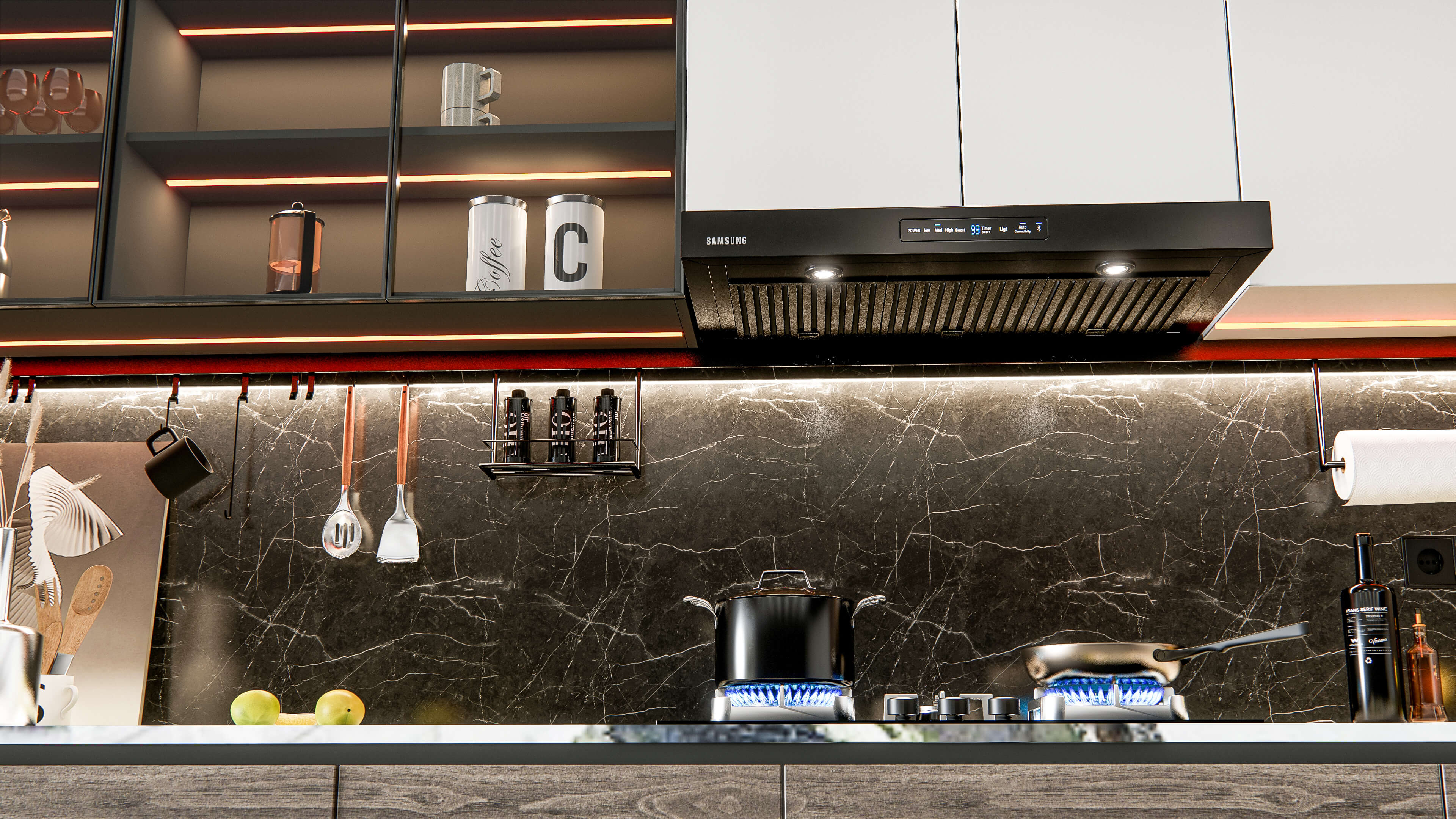 Kitchen Full Scene 42 - 3D Model by IID Studio