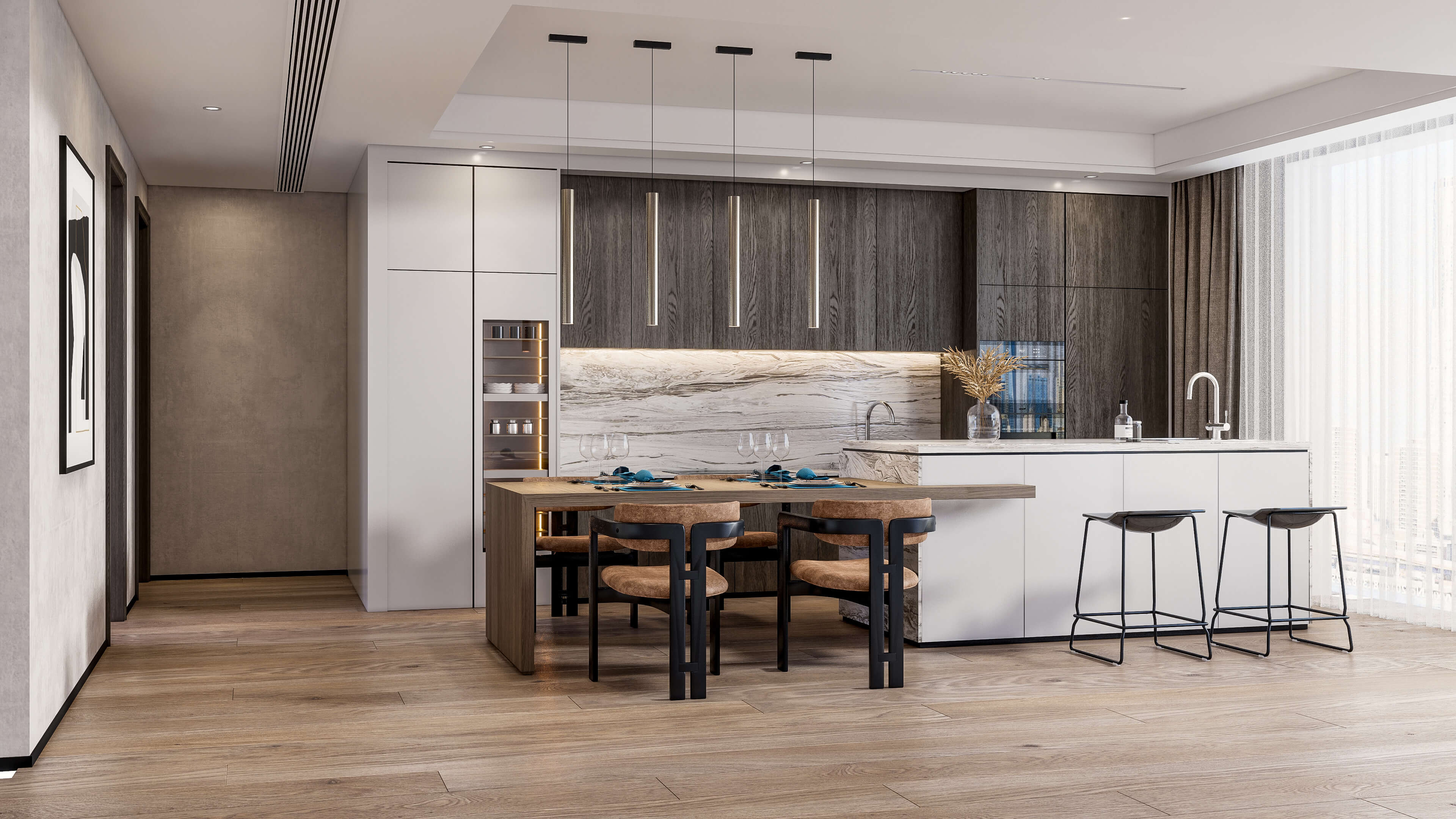 Kitchen Advanced Modeling Scene 47 - 3D Model by IID Studio