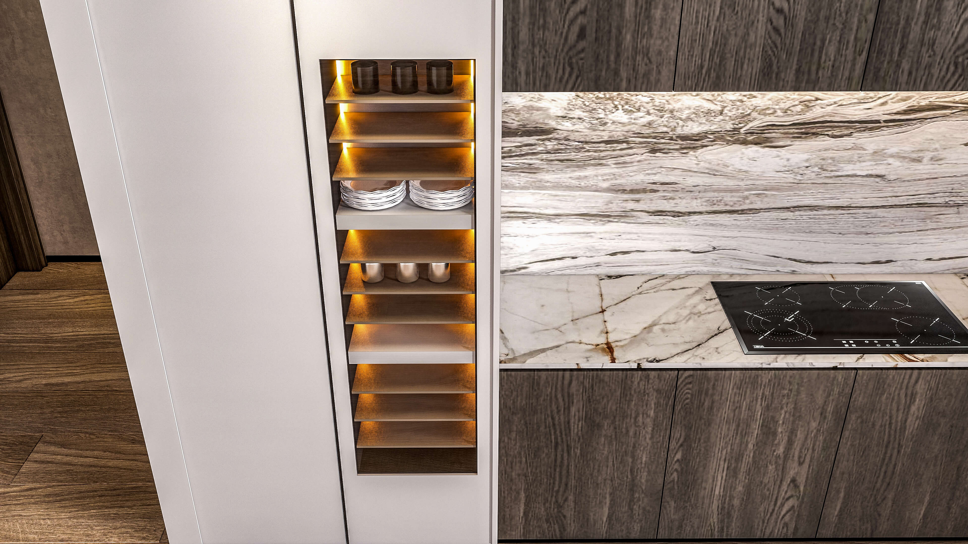 Kitchen Advanced Modeling Scene 47 - 3D Model by IID Studio