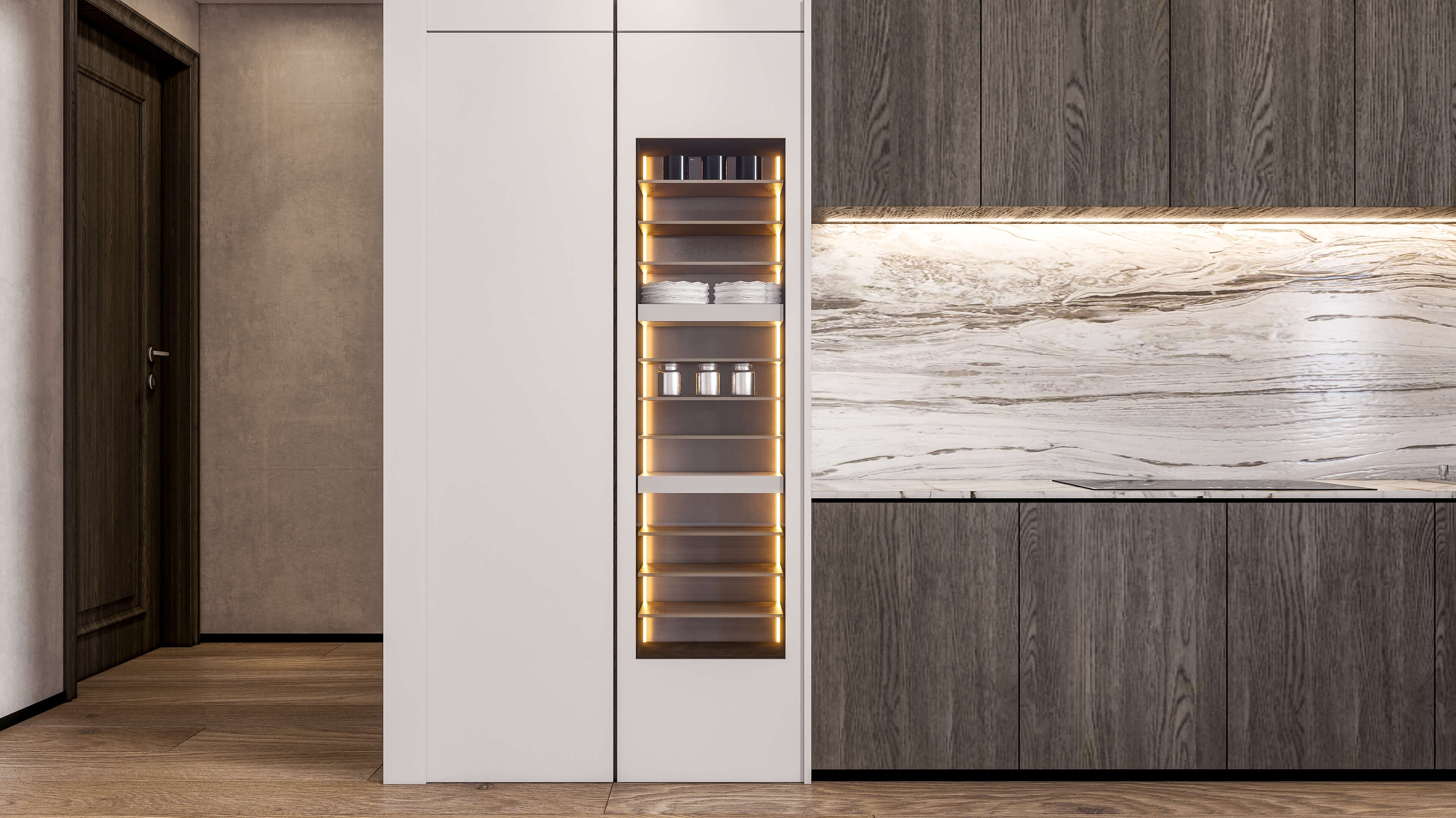 Kitchen Advanced Modeling Scene 47 - 3D Model by IID Studio