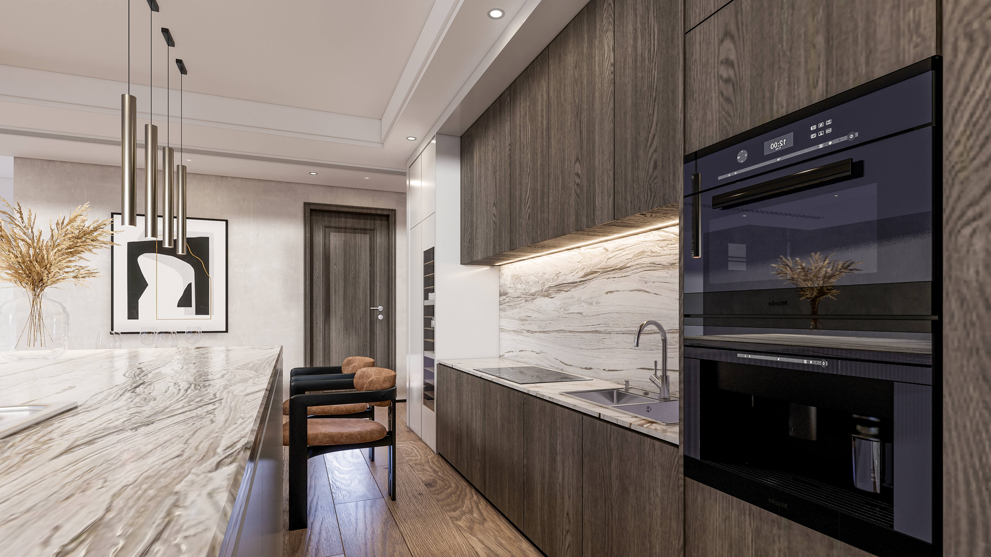 Kitchen Advanced Modeling Scene 47 - 3D Model by IID Studio