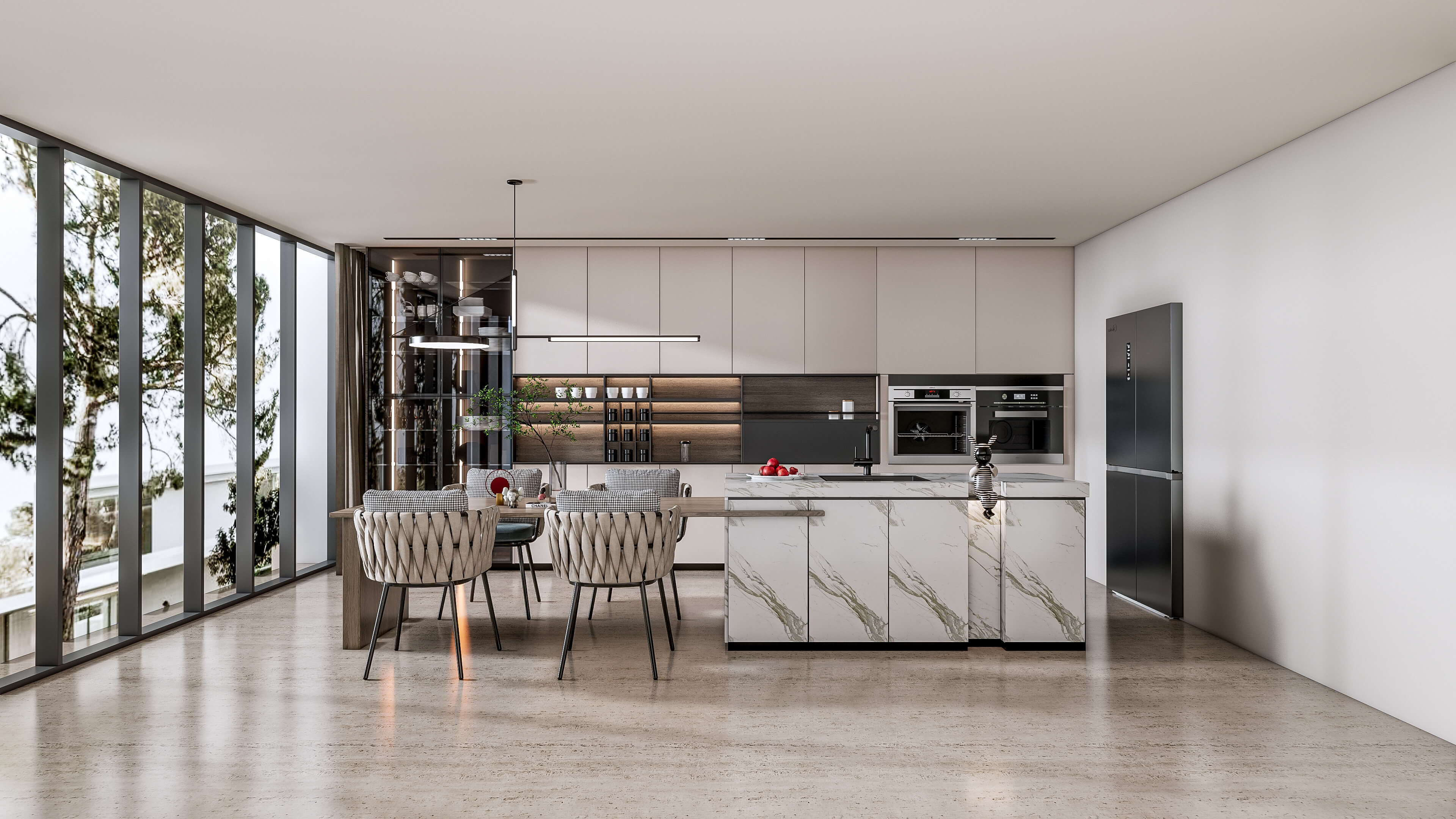 Kitchen Full Scene 52 - 3D Model by IID Studio