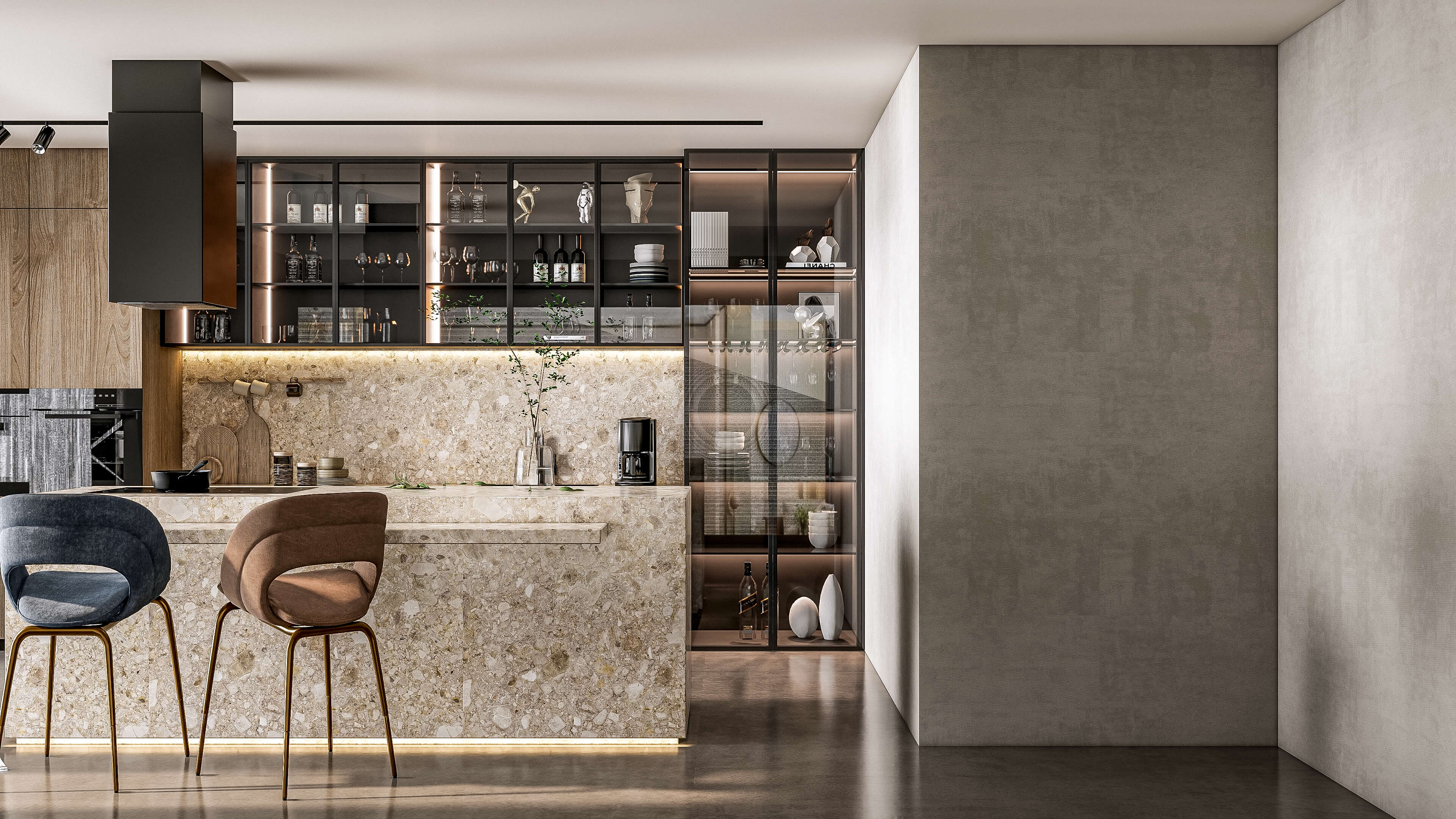 Kitchen Full Scene 54 - 3D Model by IID Studio