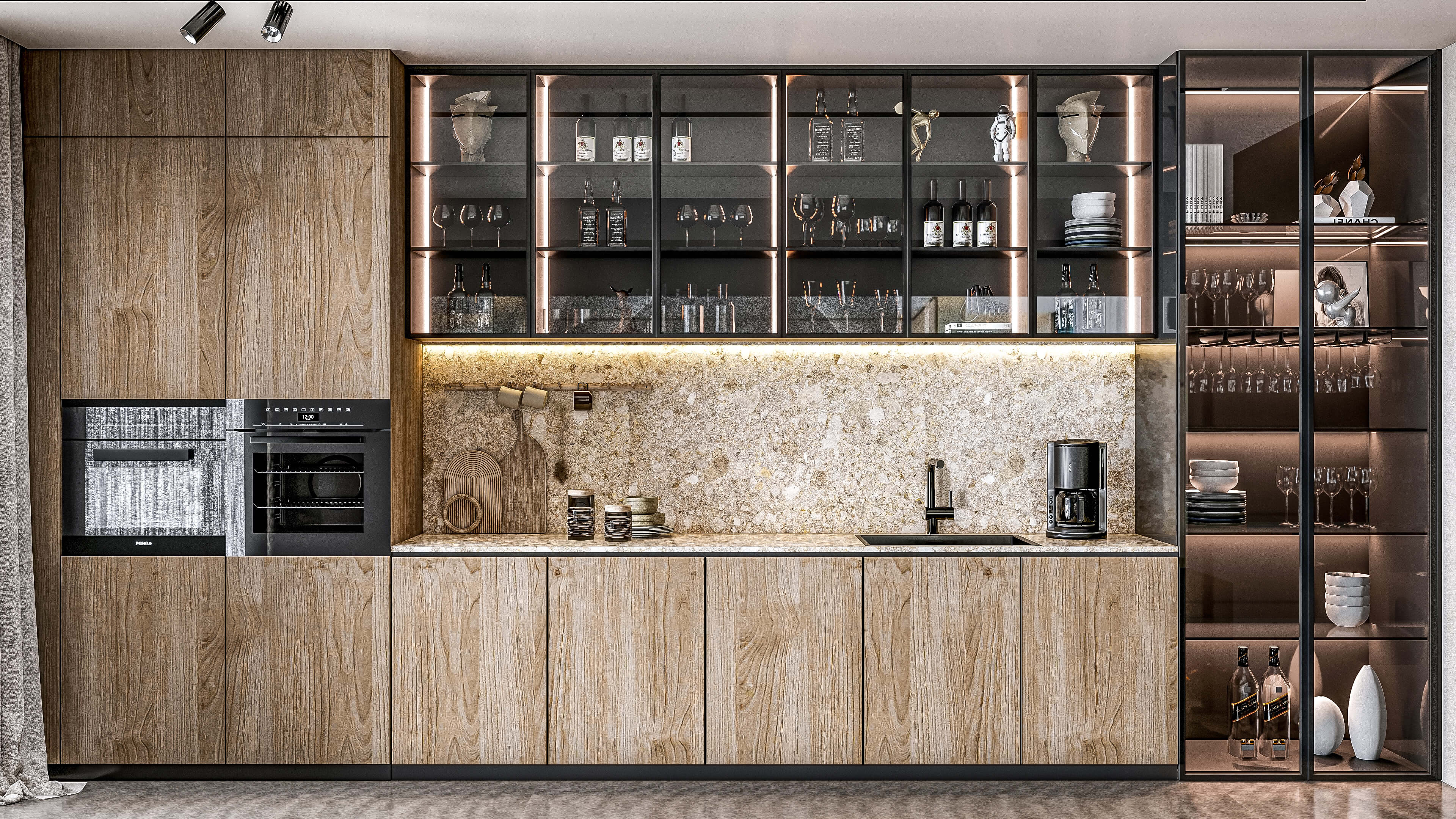 Kitchen Full Scene 54 - 3D Model by IID Studio