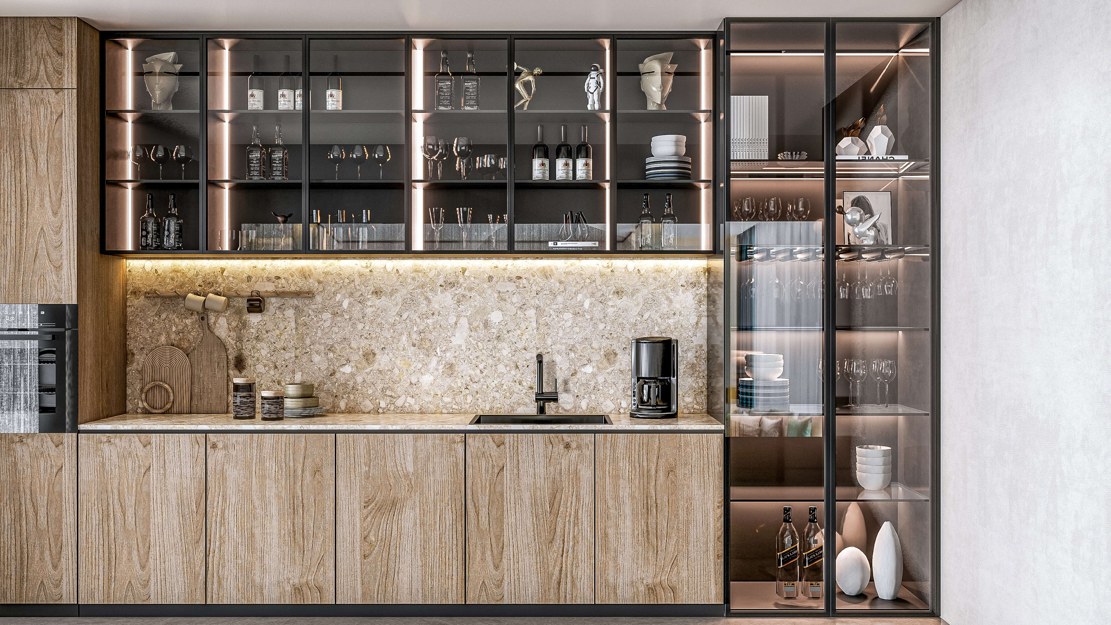 Kitchen Full Scene 54 - 3D Model by IID Studio