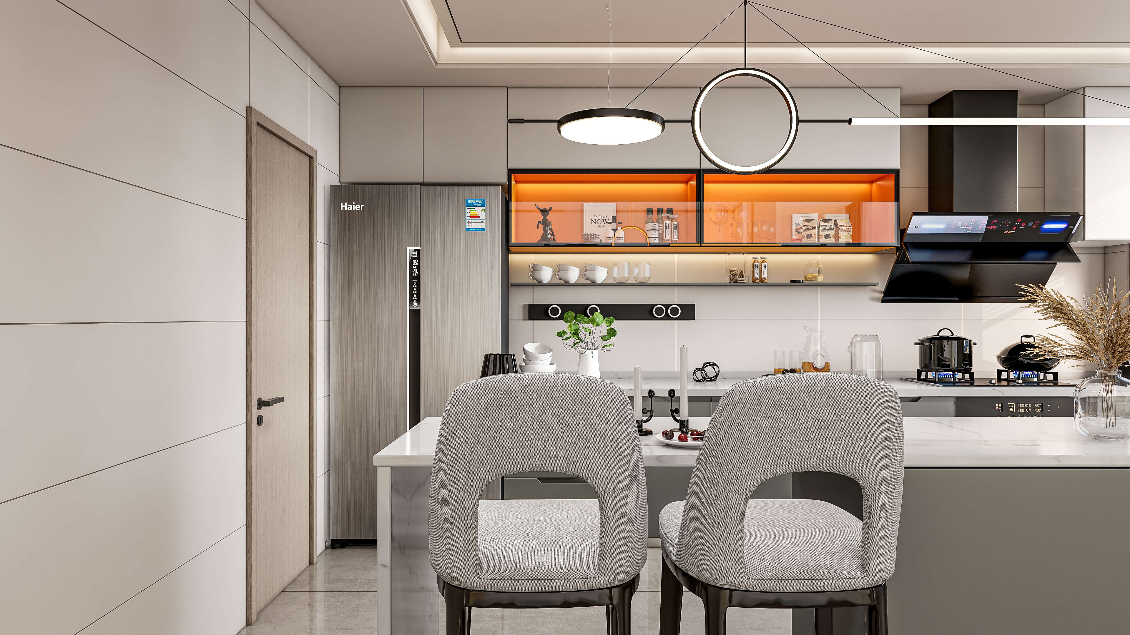 Kitchen Full Scene 53 - 3D Model by IID Studio