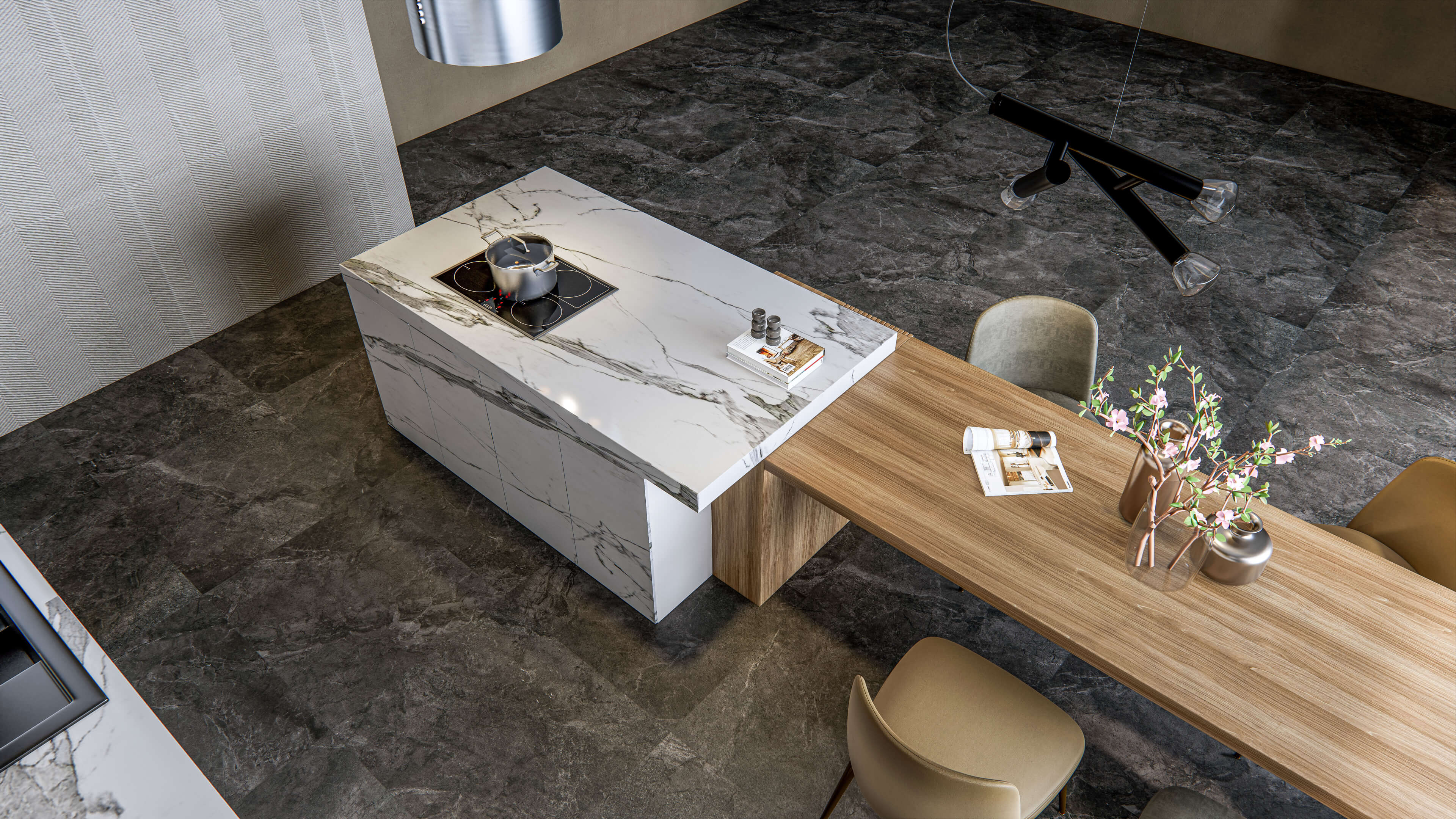 Kitchen Full Scene 023 - 3D Model by IID Studio