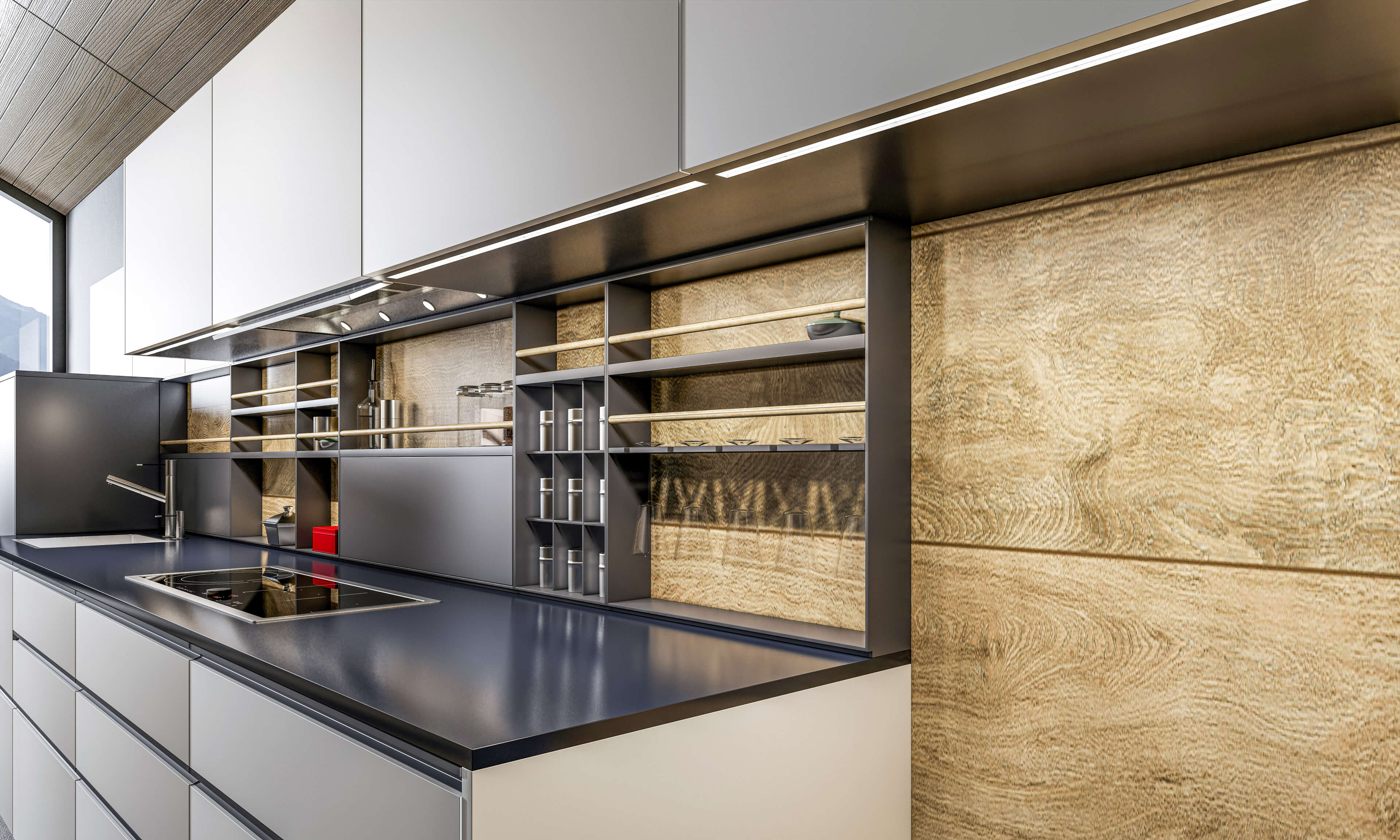 Kitchen Full Scene 022 - 3D Model by IID Studio
