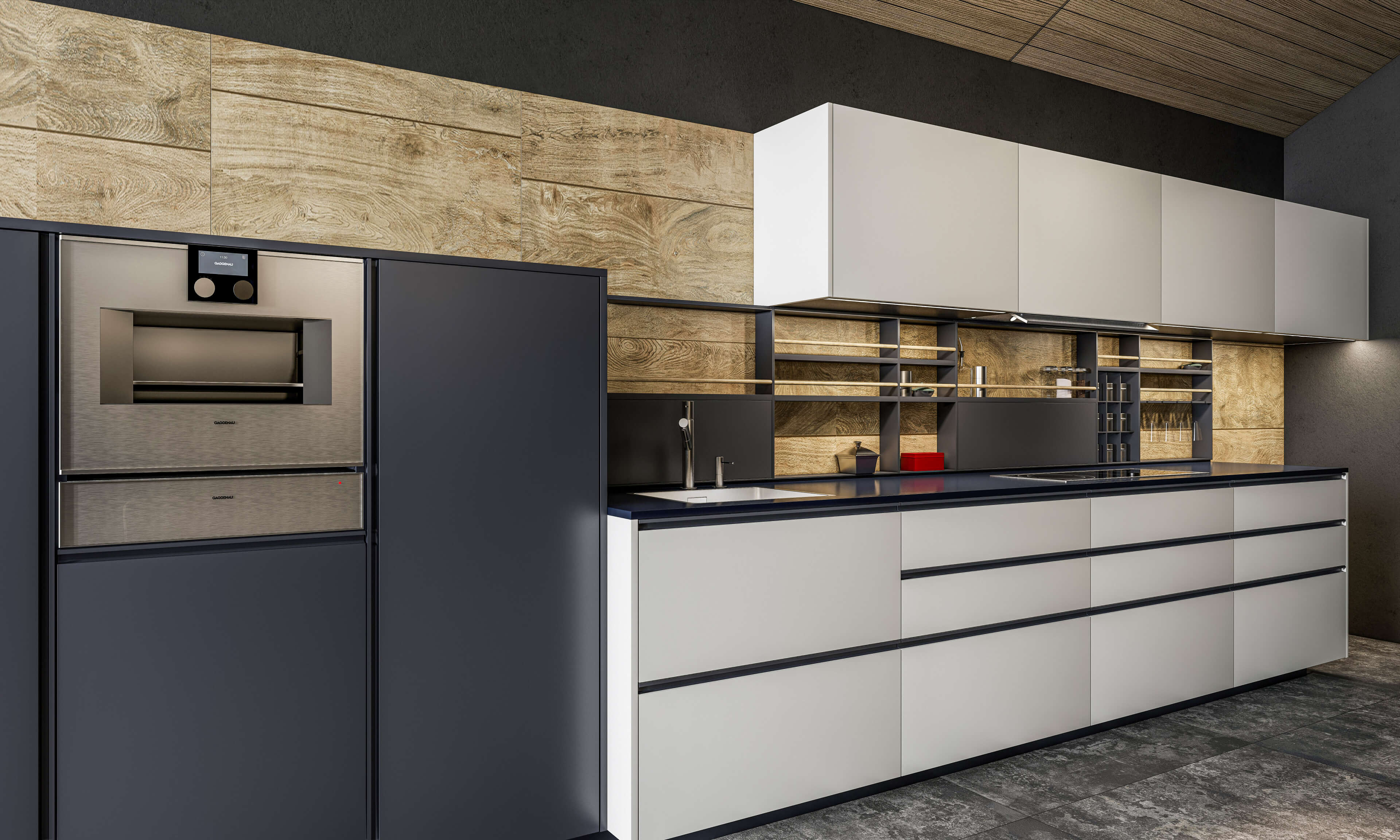 Kitchen Full Scene 022 - 3D Model by IID Studio