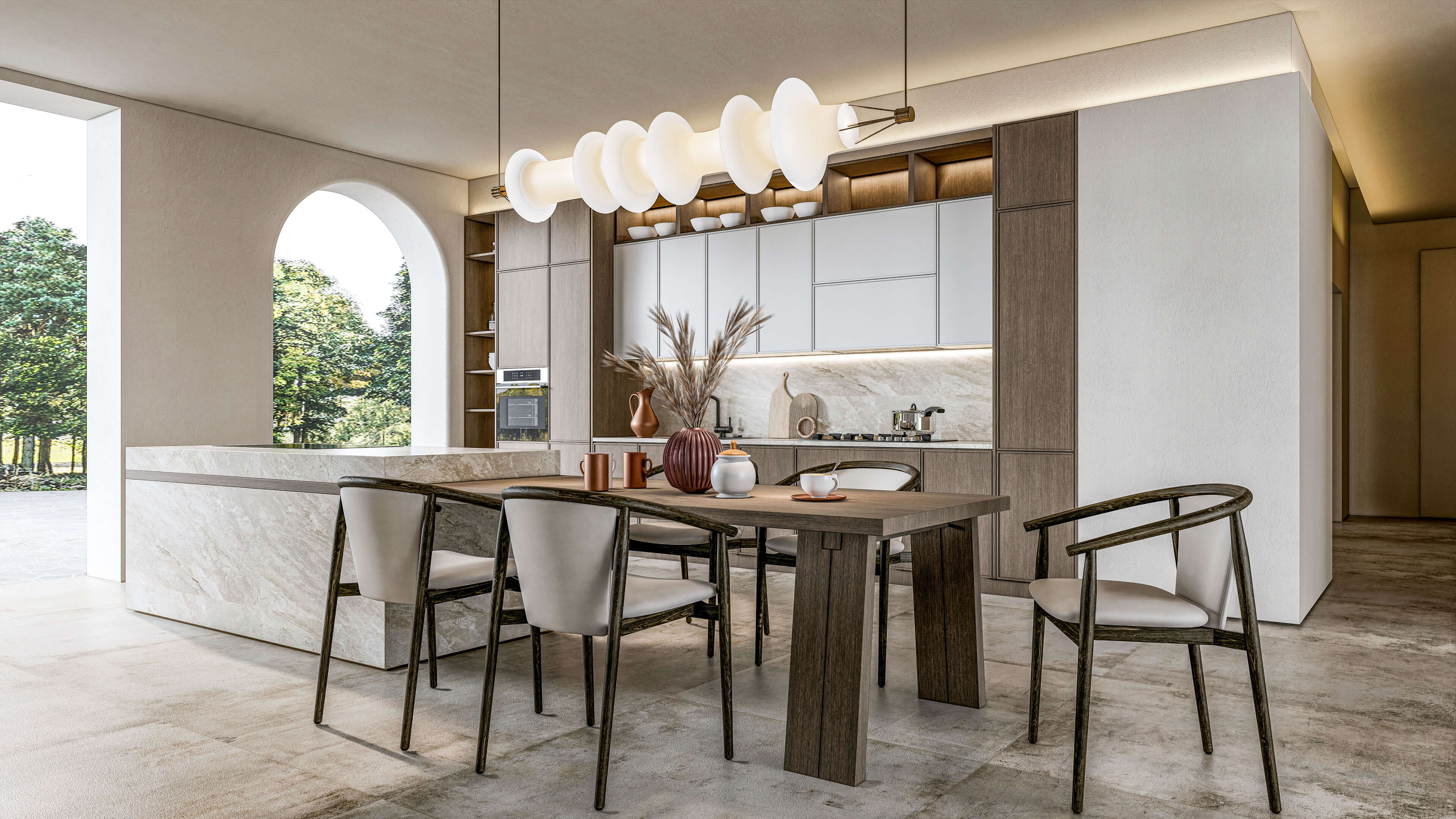 Kitchen Full Scene 025 - 3D Model by IID Studio