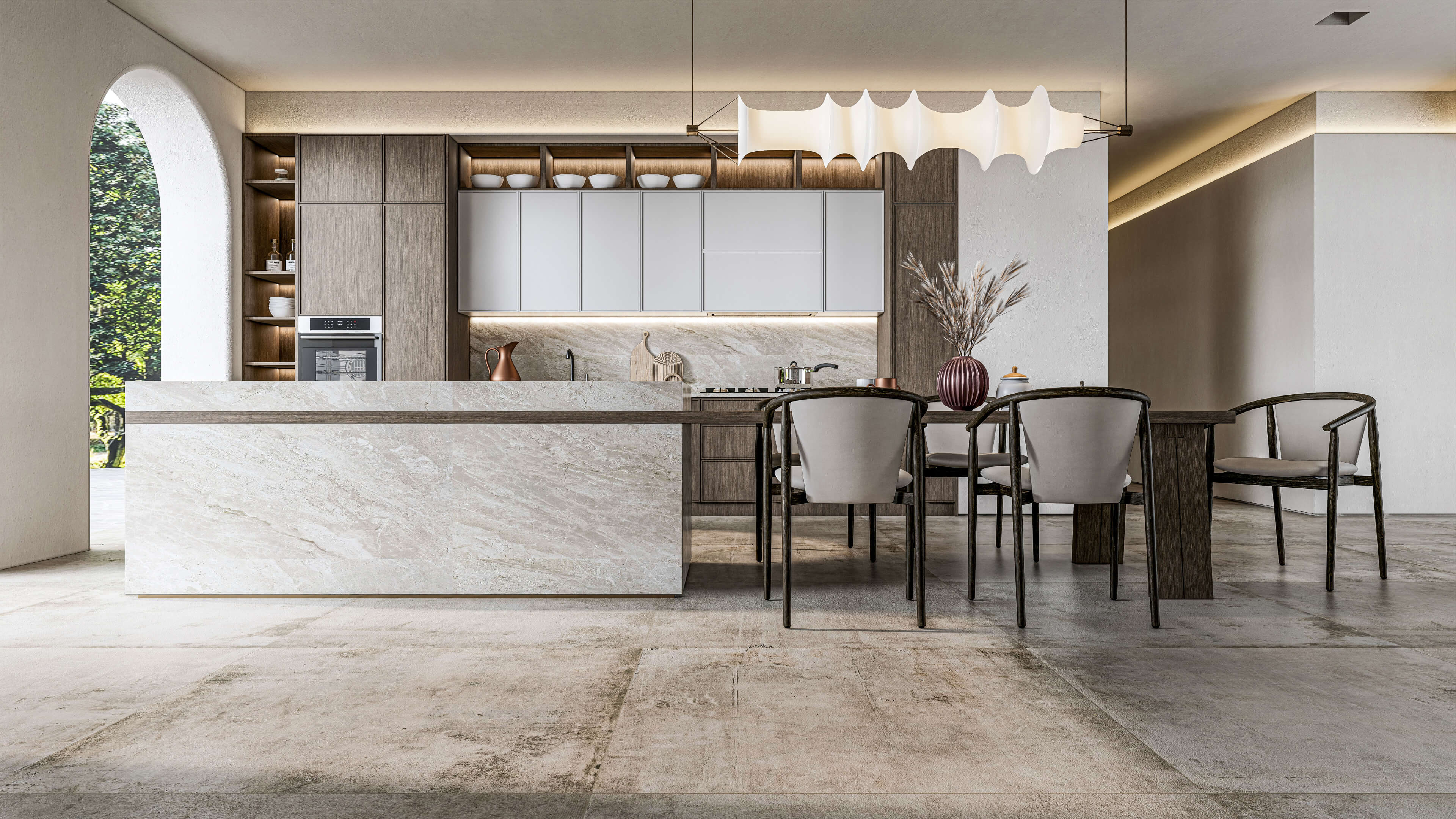 Kitchen Full Scene 025 - 3D Model by IID Studio