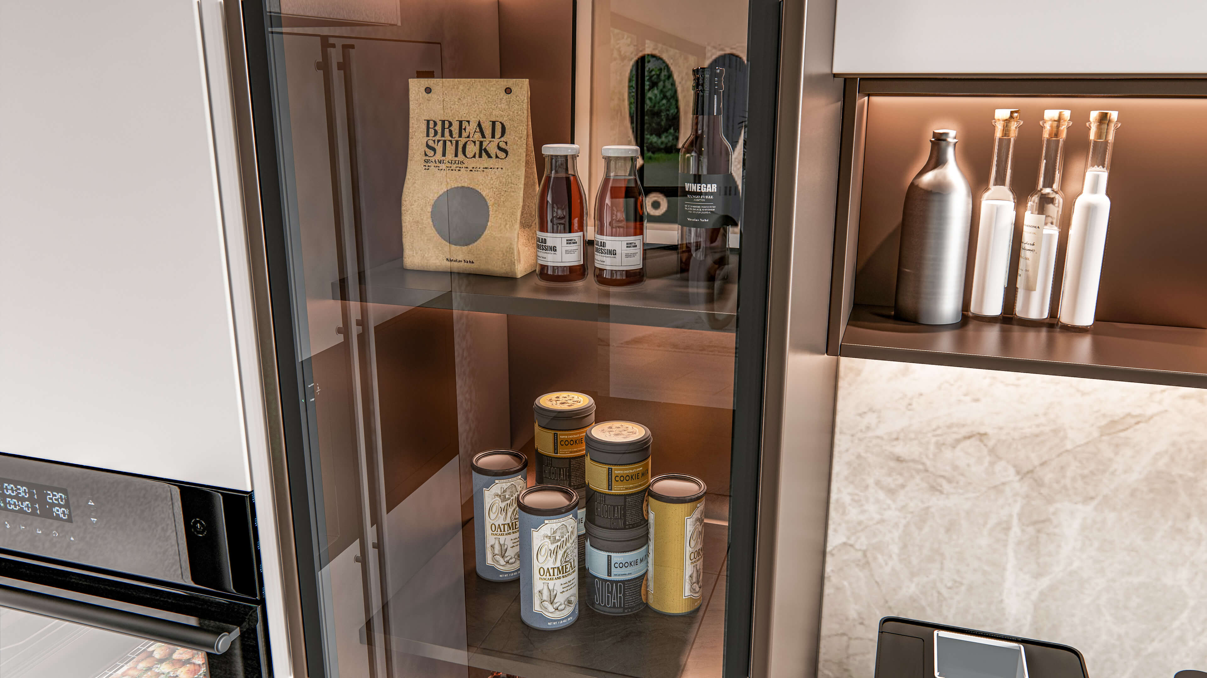 Kitchen Full Scene 033 - 3D Model by IID Studio