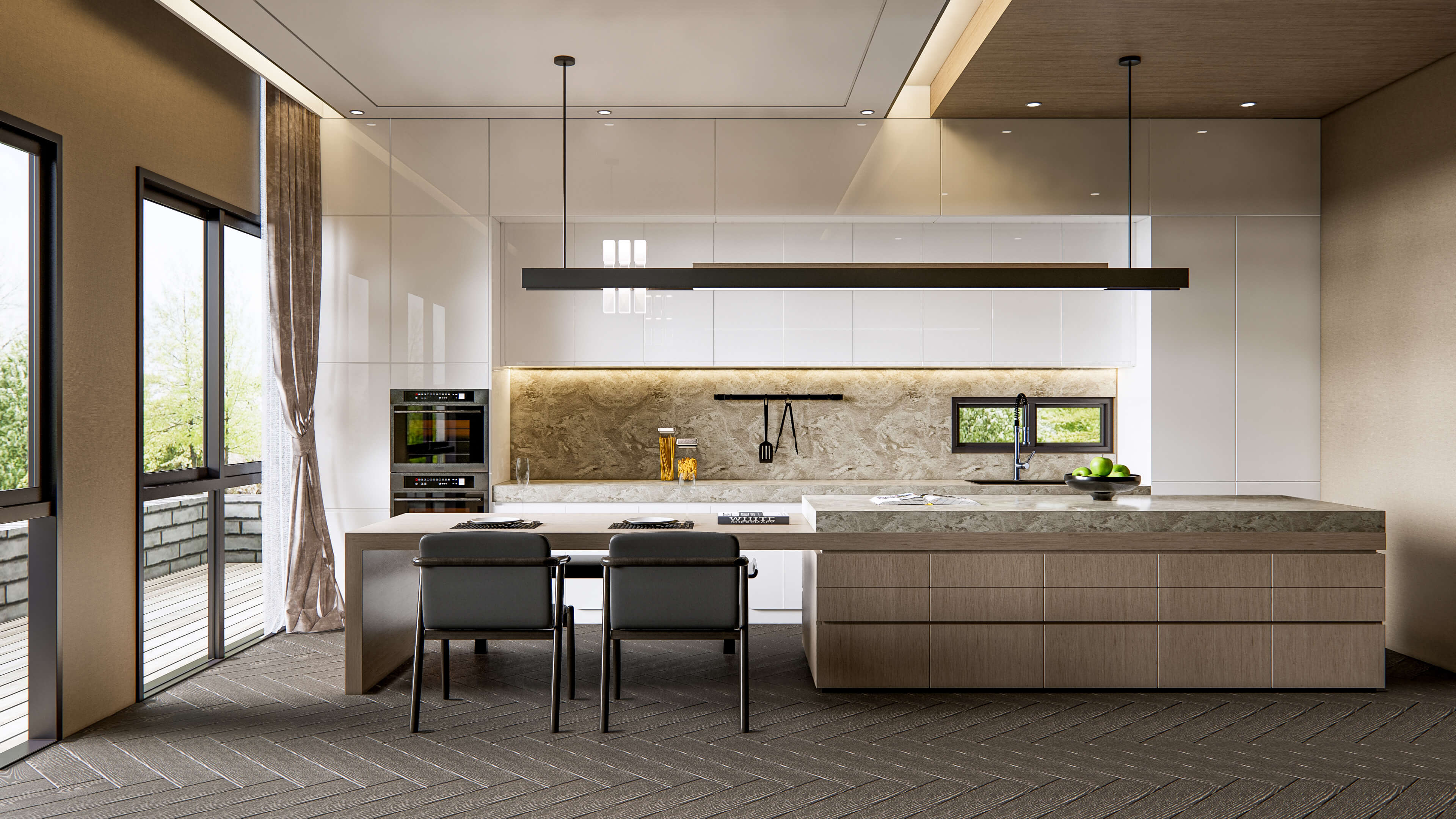 Kitchen Full Scene 46 - 3D Model by IID Studio
