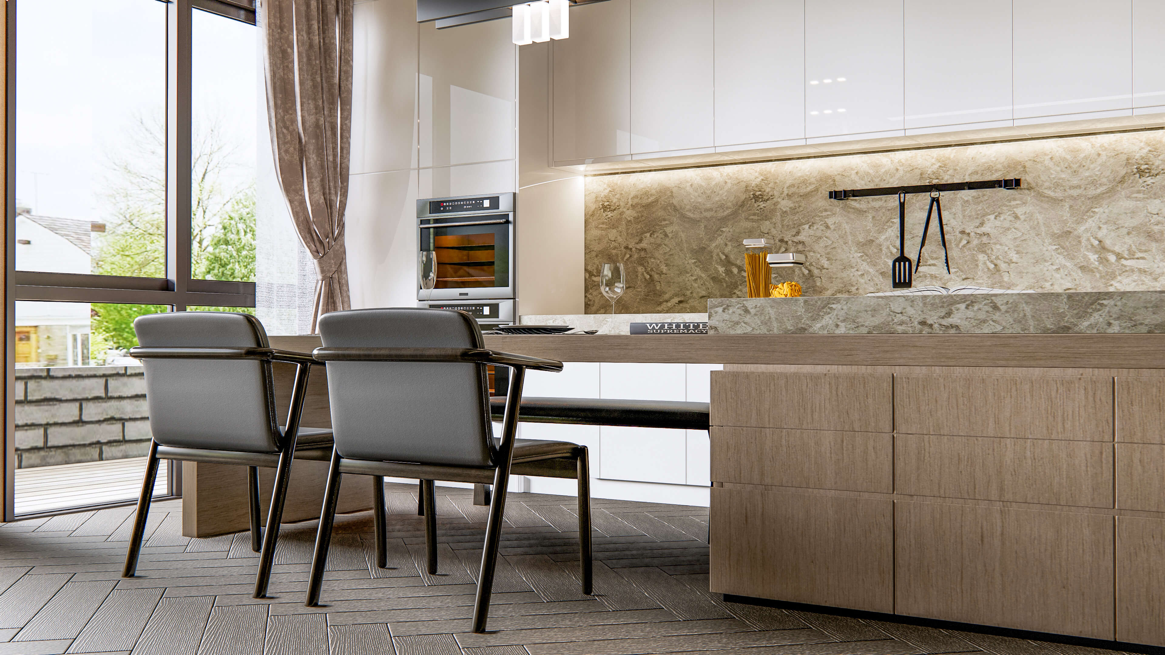 Kitchen Full Scene 46 - 3D Model by IID Studio