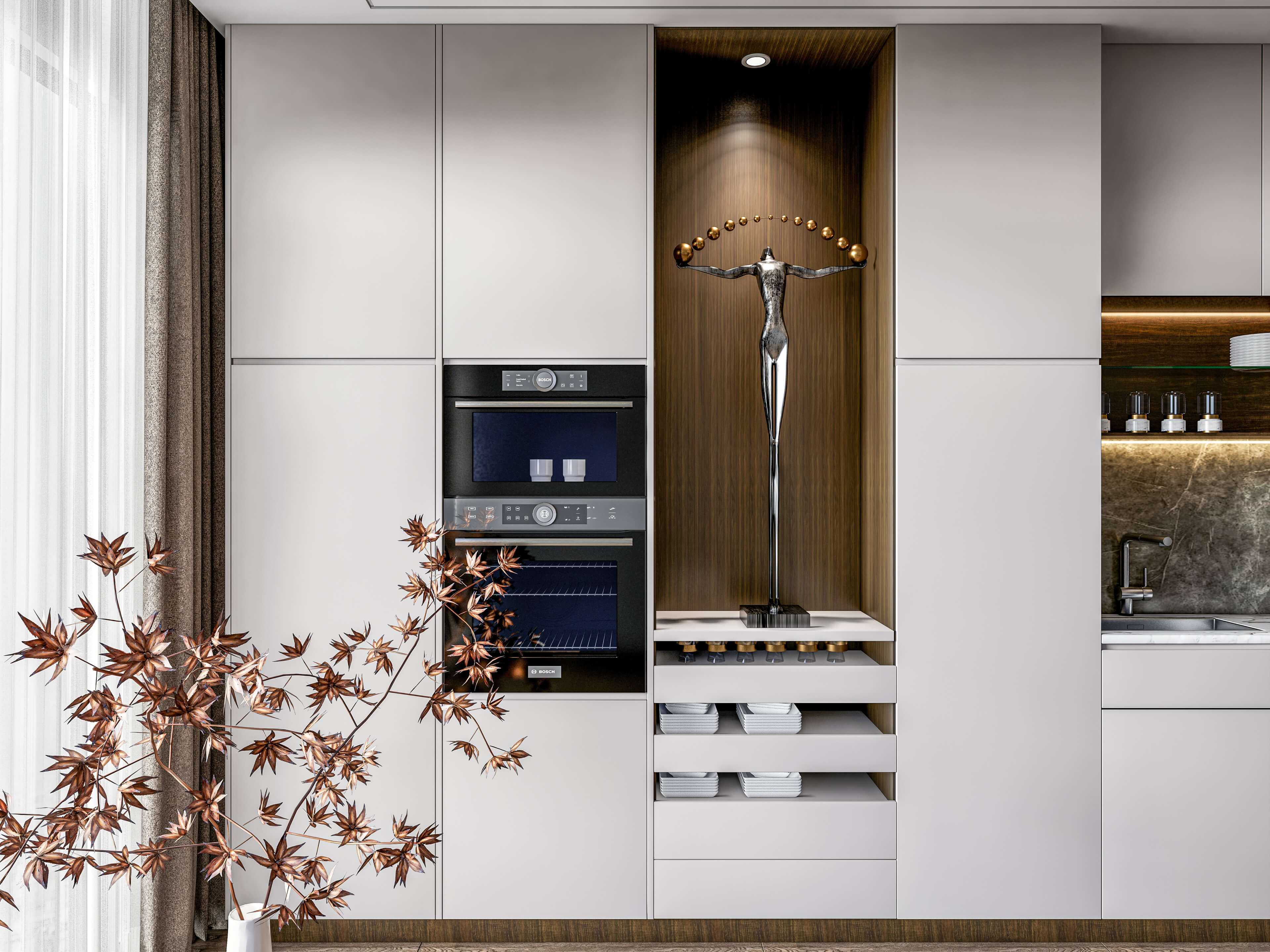 Kitchen Full Scene 10 - 3D Model by IID Studio