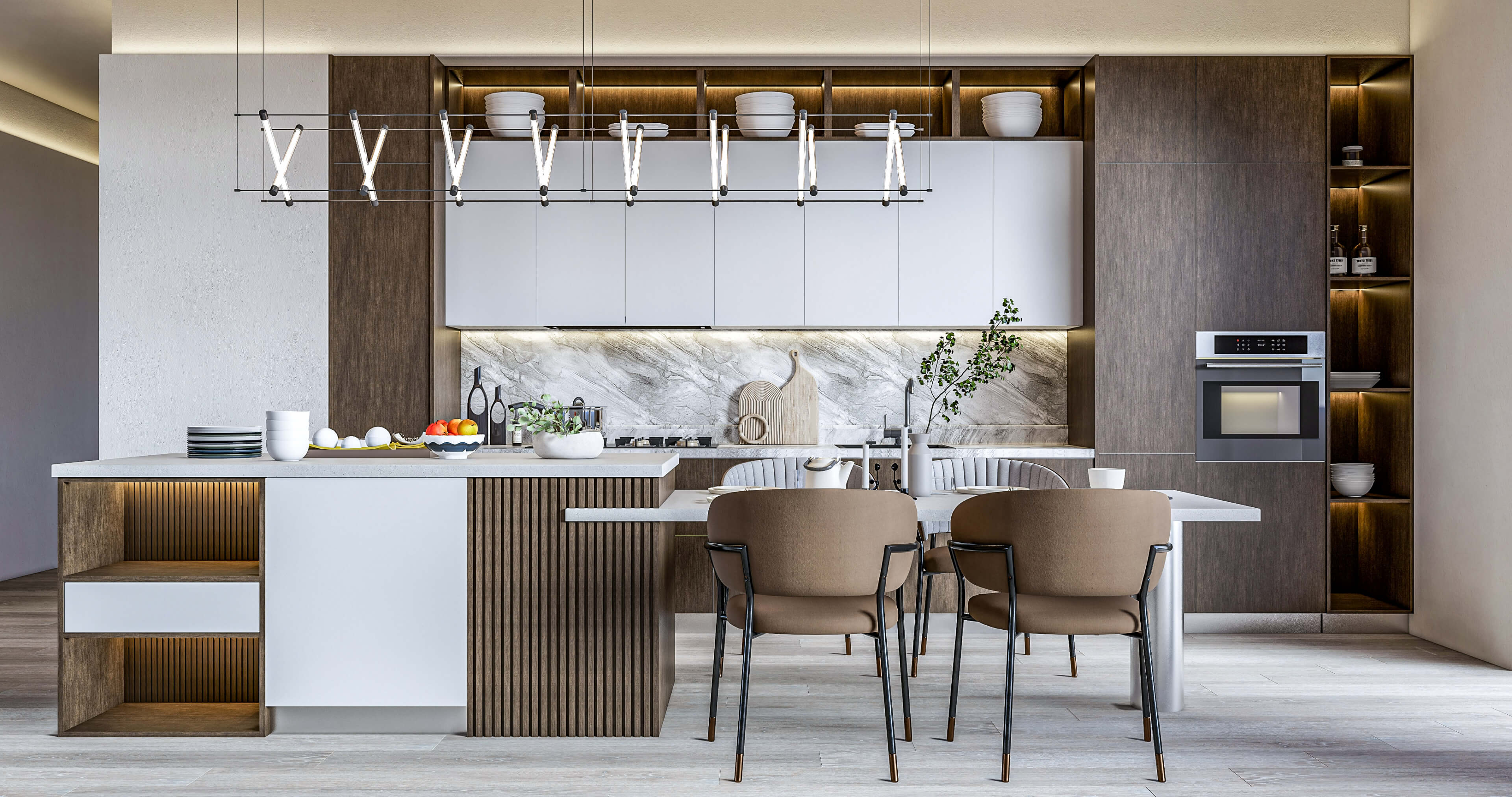 Kitchen Parametric Fully Resizable 12 - 3D Model by IID Studio