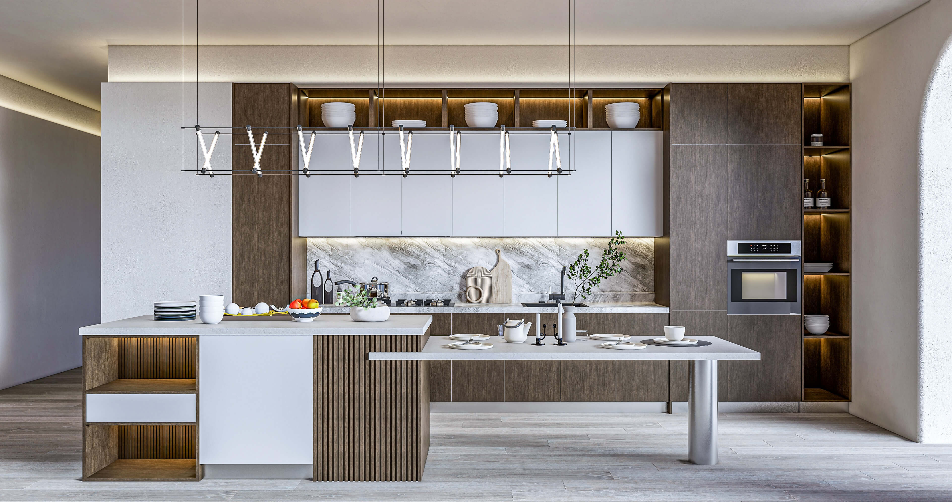 Kitchen Parametric Fully Resizable 12 - 3D Model by IID Studio