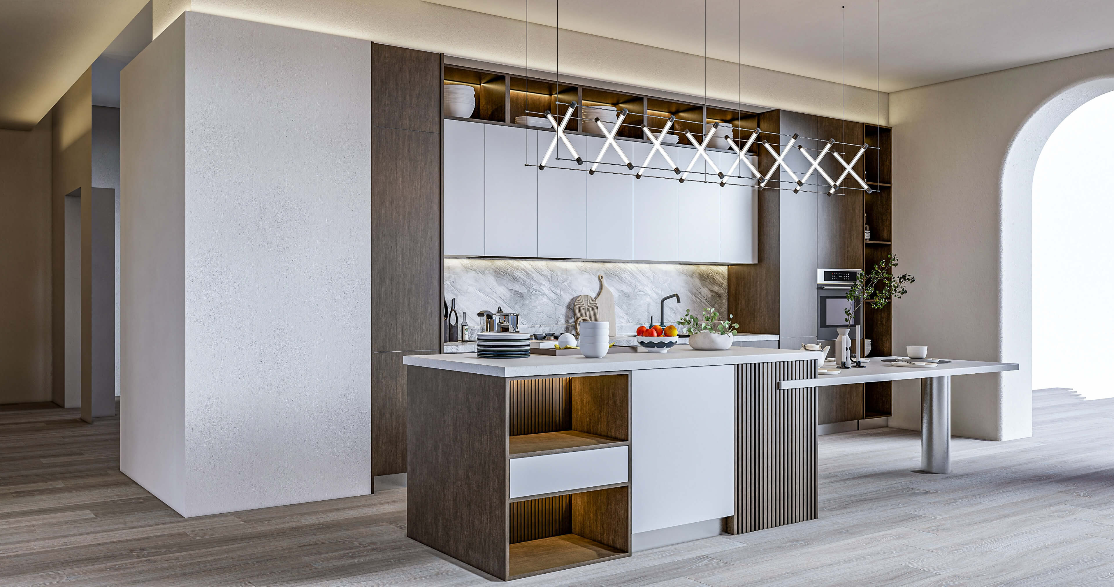 Kitchen Parametric Fully Resizable 12 - 3D Model by IID Studio