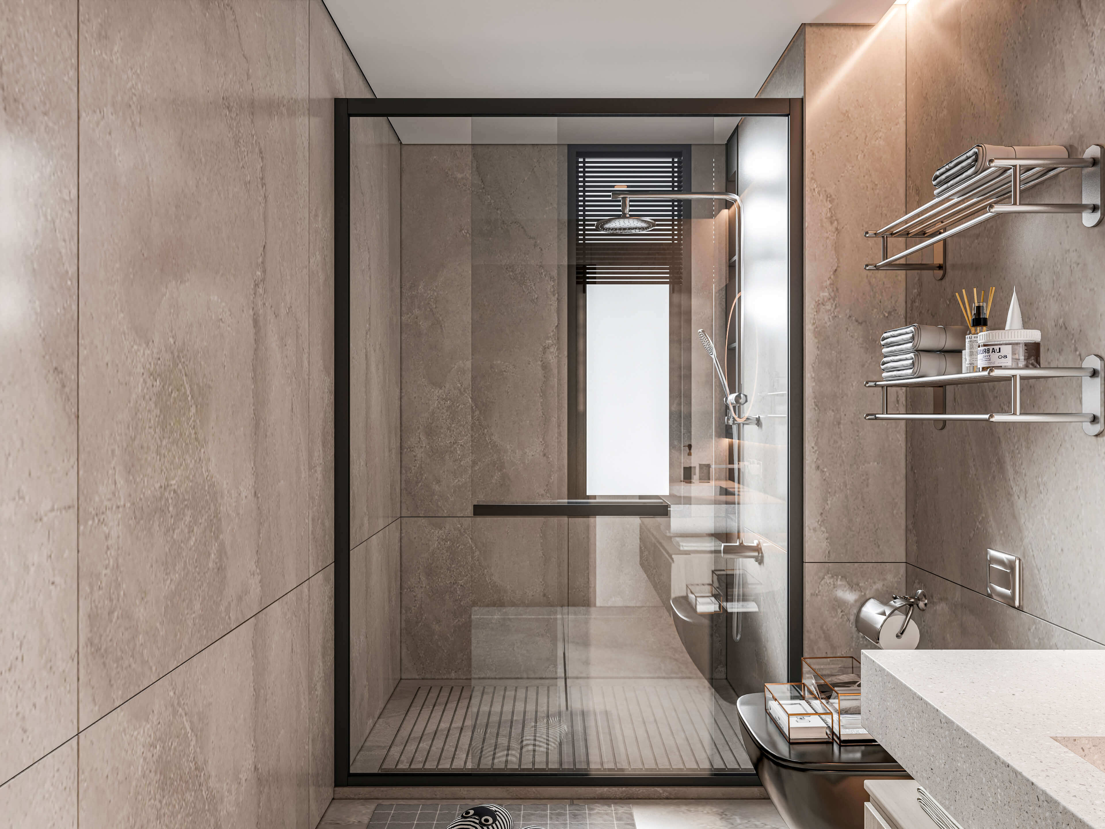 Bathroom Modern and Luxury 7 - 3D Model by IID Studio