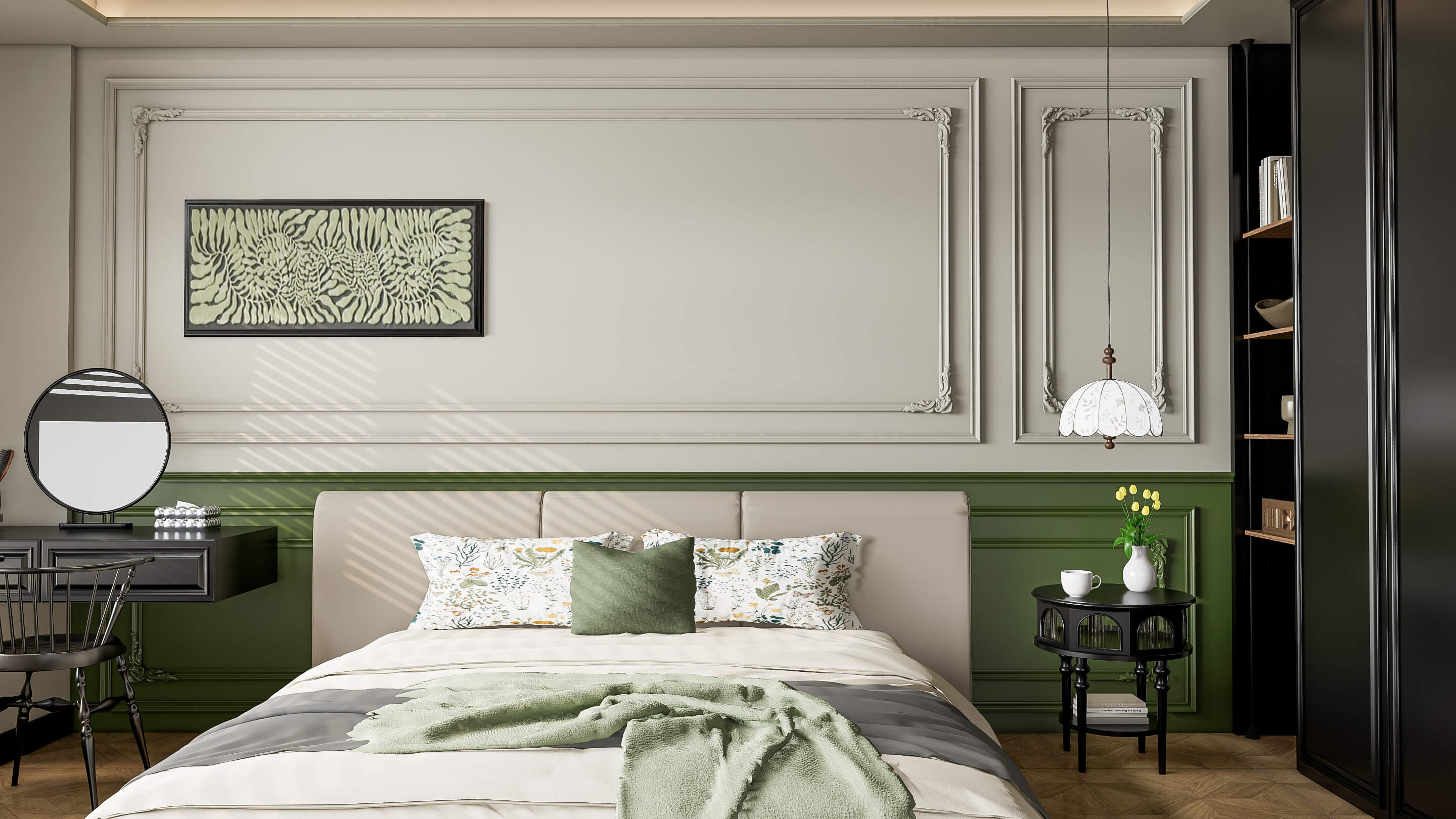 Modern Bedroom Interior 20 - 3D Model by IID Studio