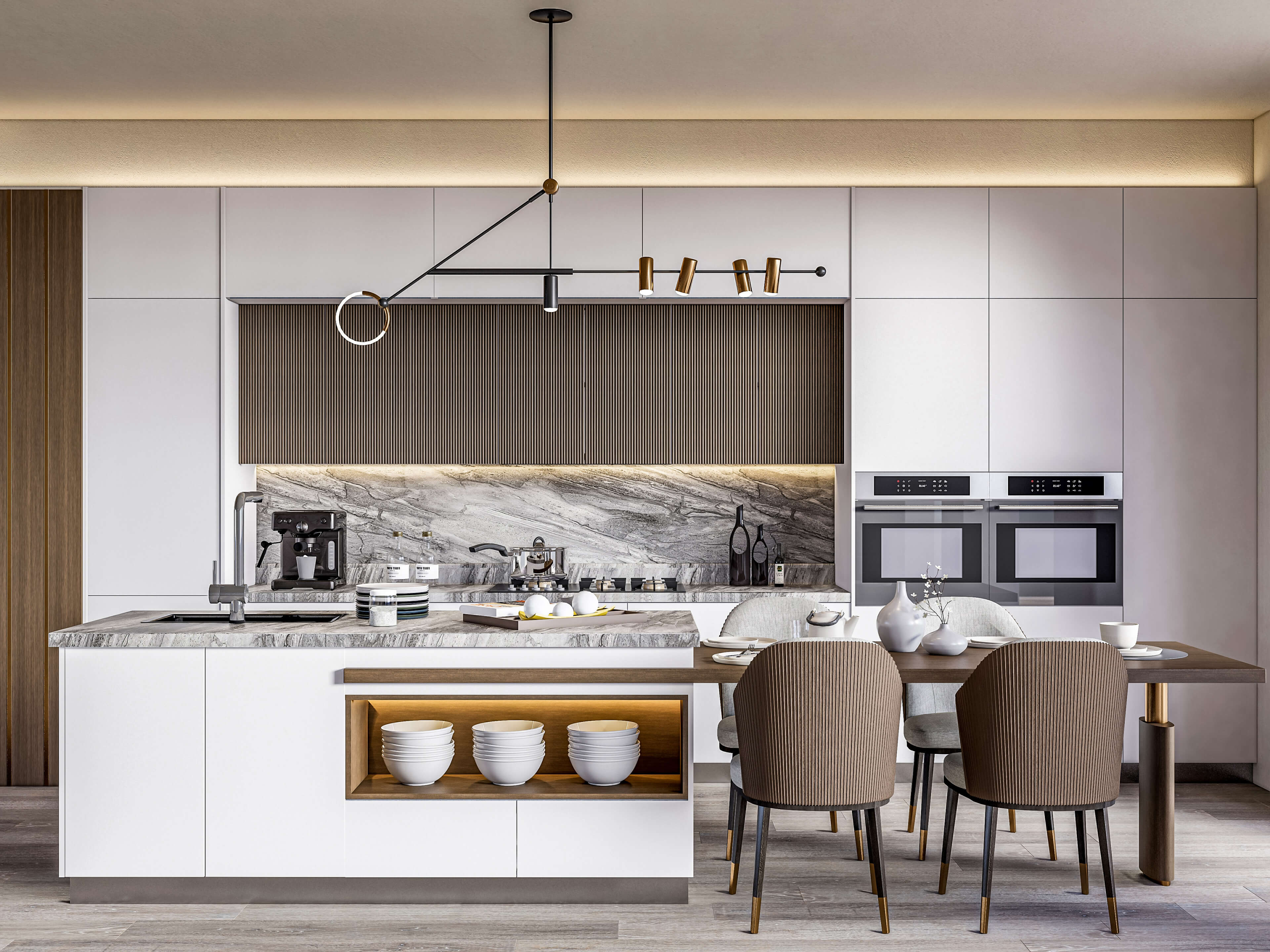 Kitchen Parametric Fully Resizable 13 - 3D Model by IID Studio