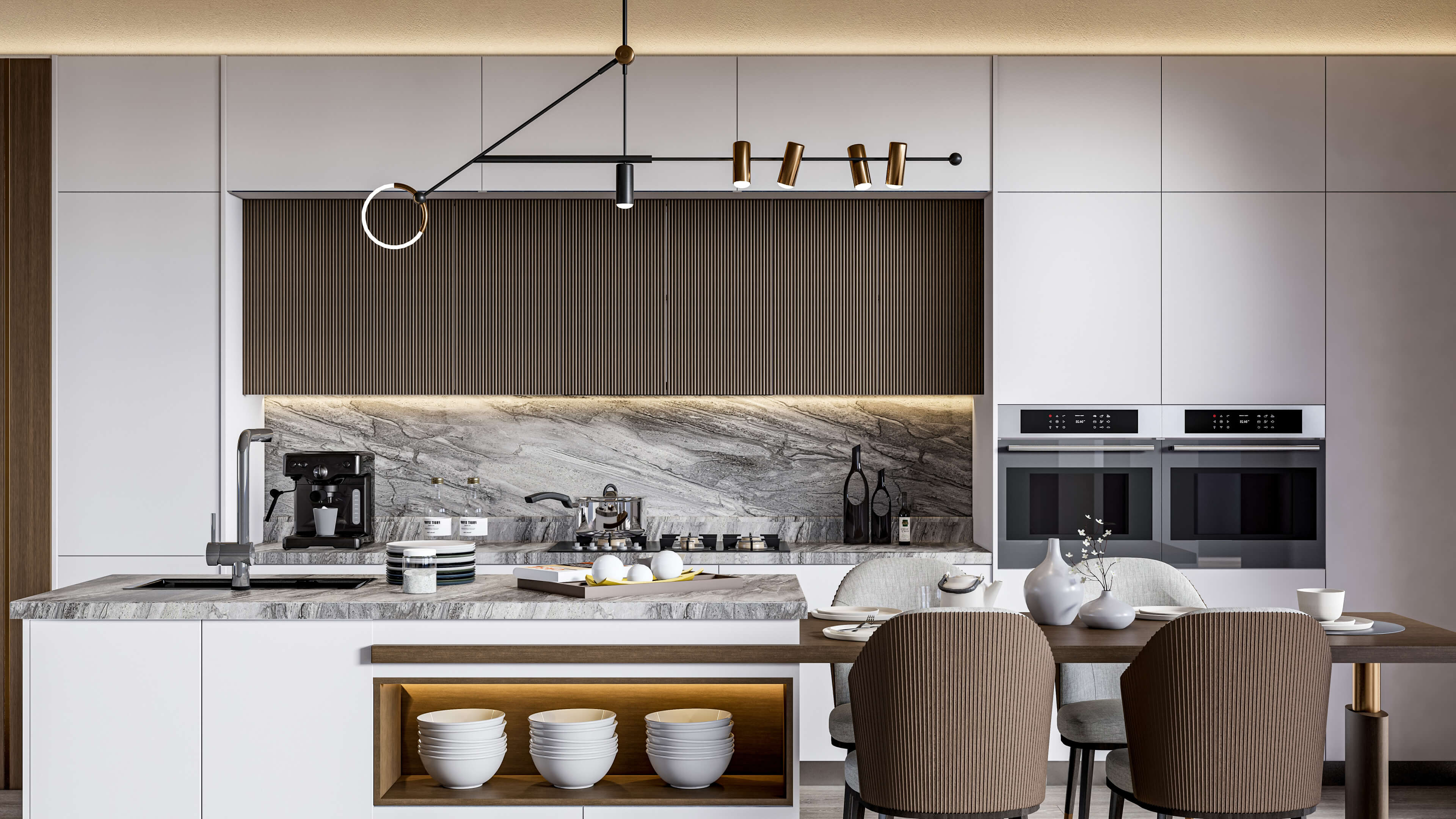 Kitchen Parametric Fully Resizable 13 - 3D Model by IID Studio