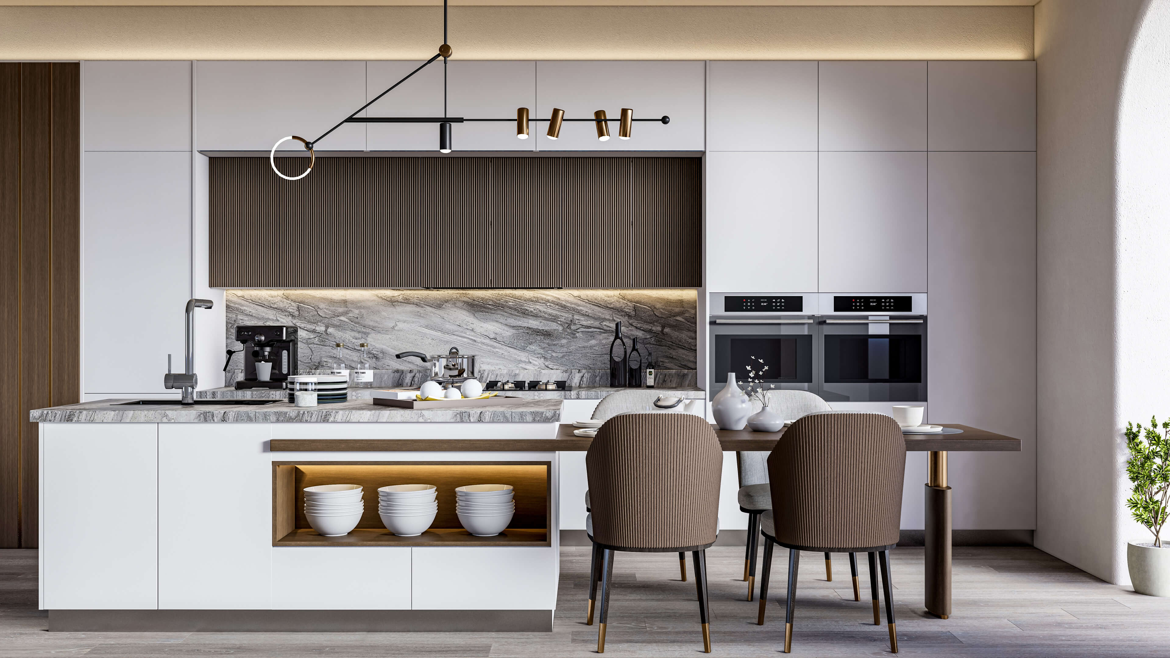 Kitchen Parametric Fully Resizable 13 - 3D Model by IID Studio