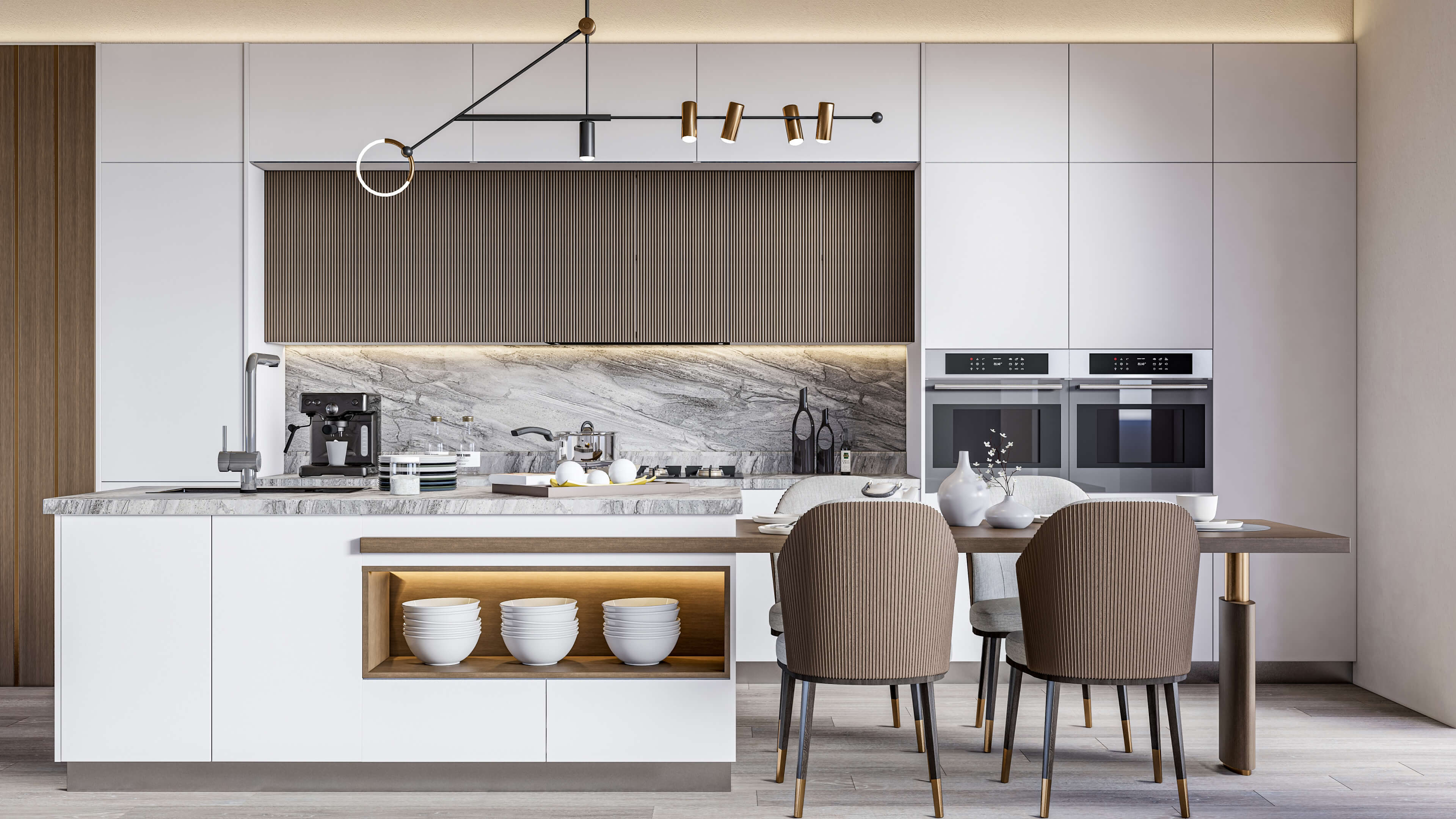 Kitchen Parametric Fully Resizable 13 - 3D Model by IID Studio