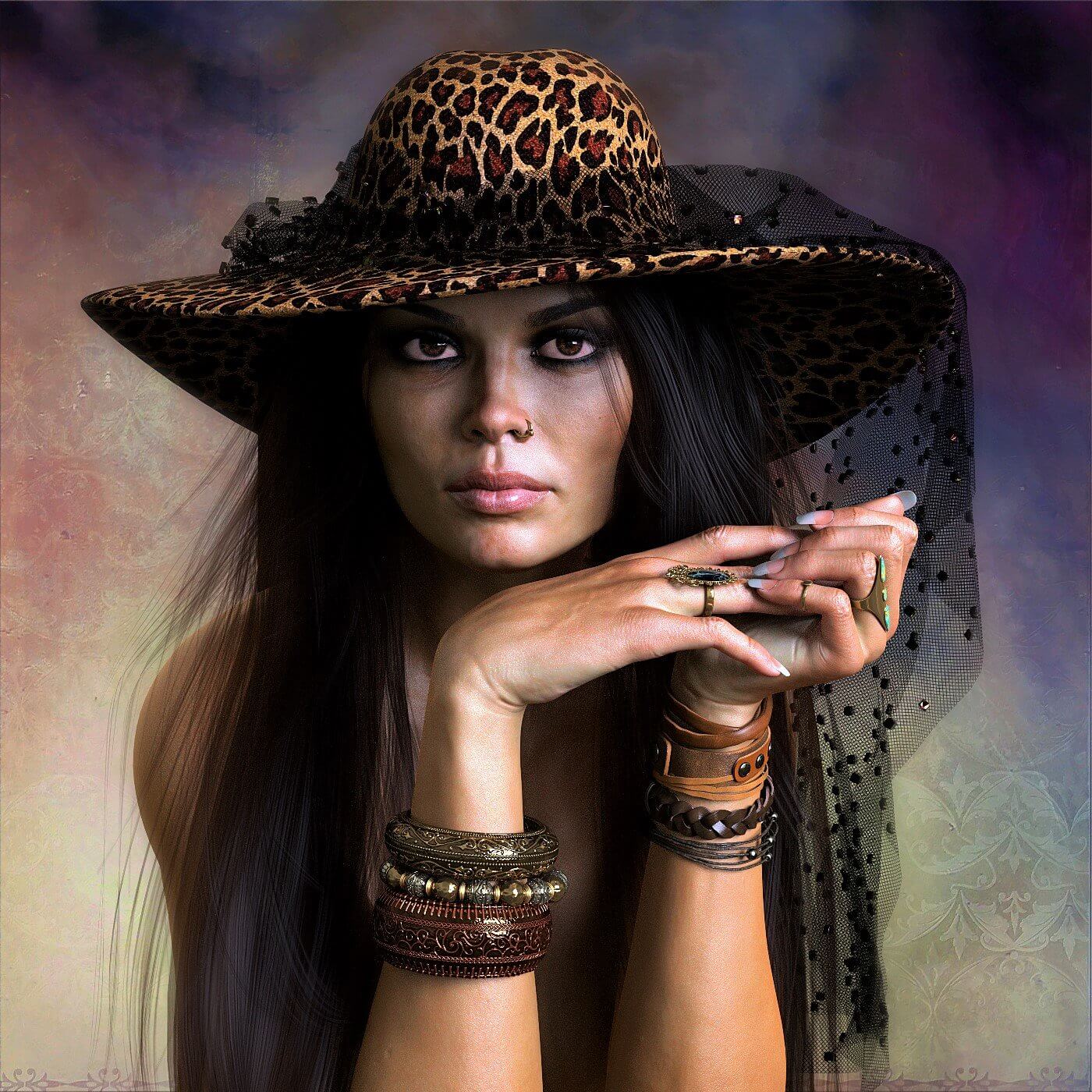 Ellie 3D Render, Digital Art by Ikke46