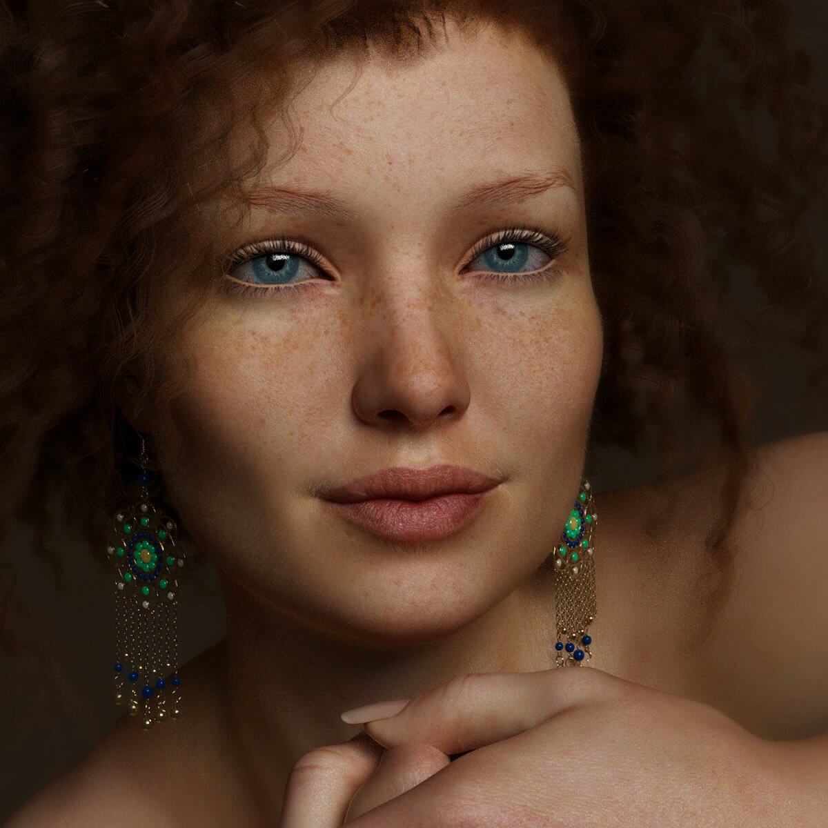 Eva 3D Render, Digital Art by Ikke46