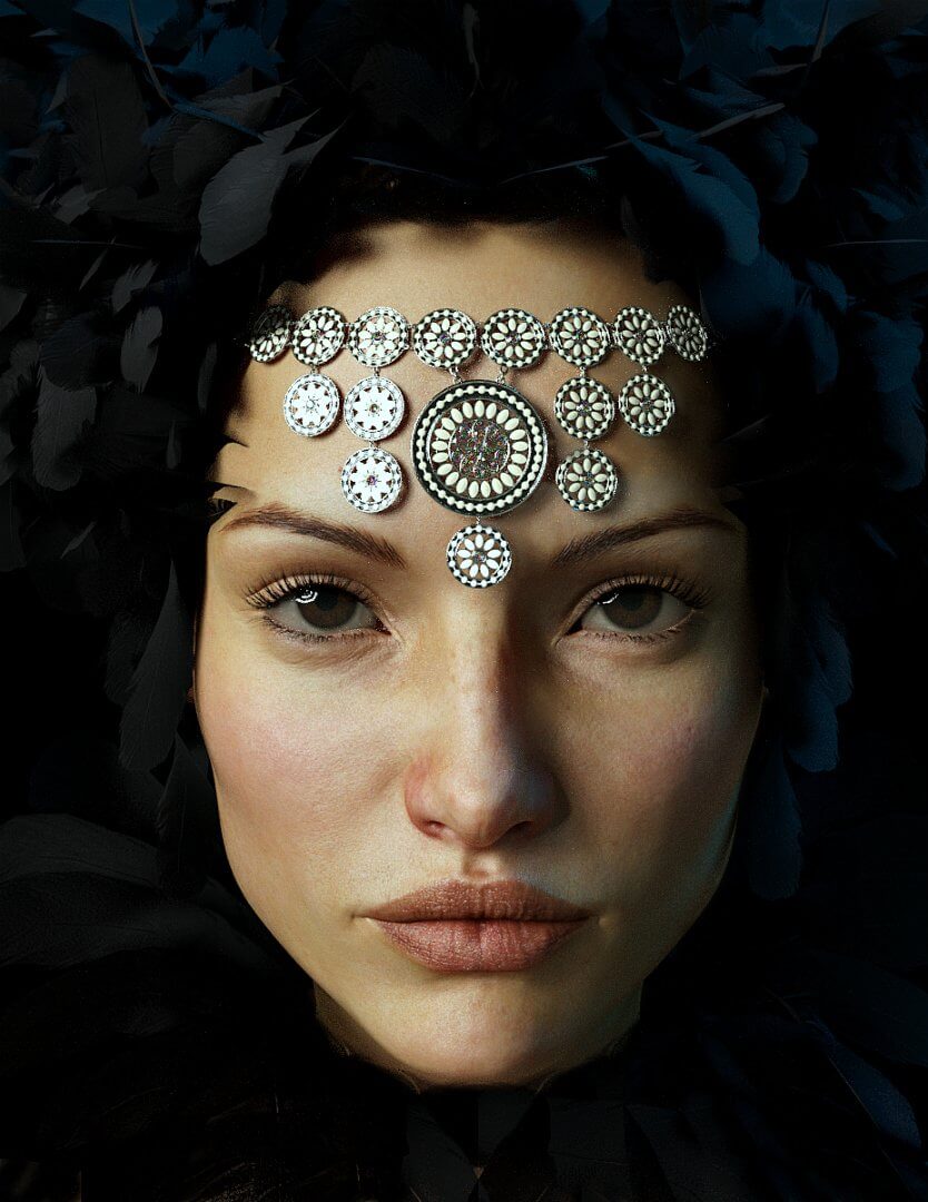 Ronya 3D Render, Digital Art by Ikke46