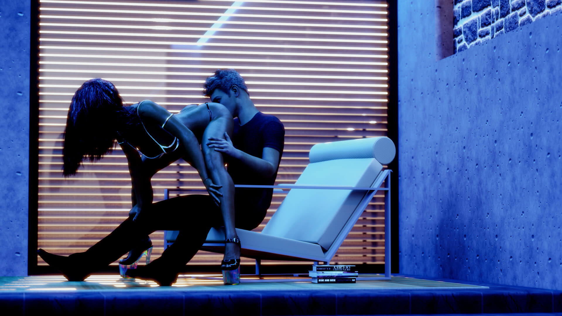 Anita Private Dancer 2201 3D Render, Digital Art by ikkeVC