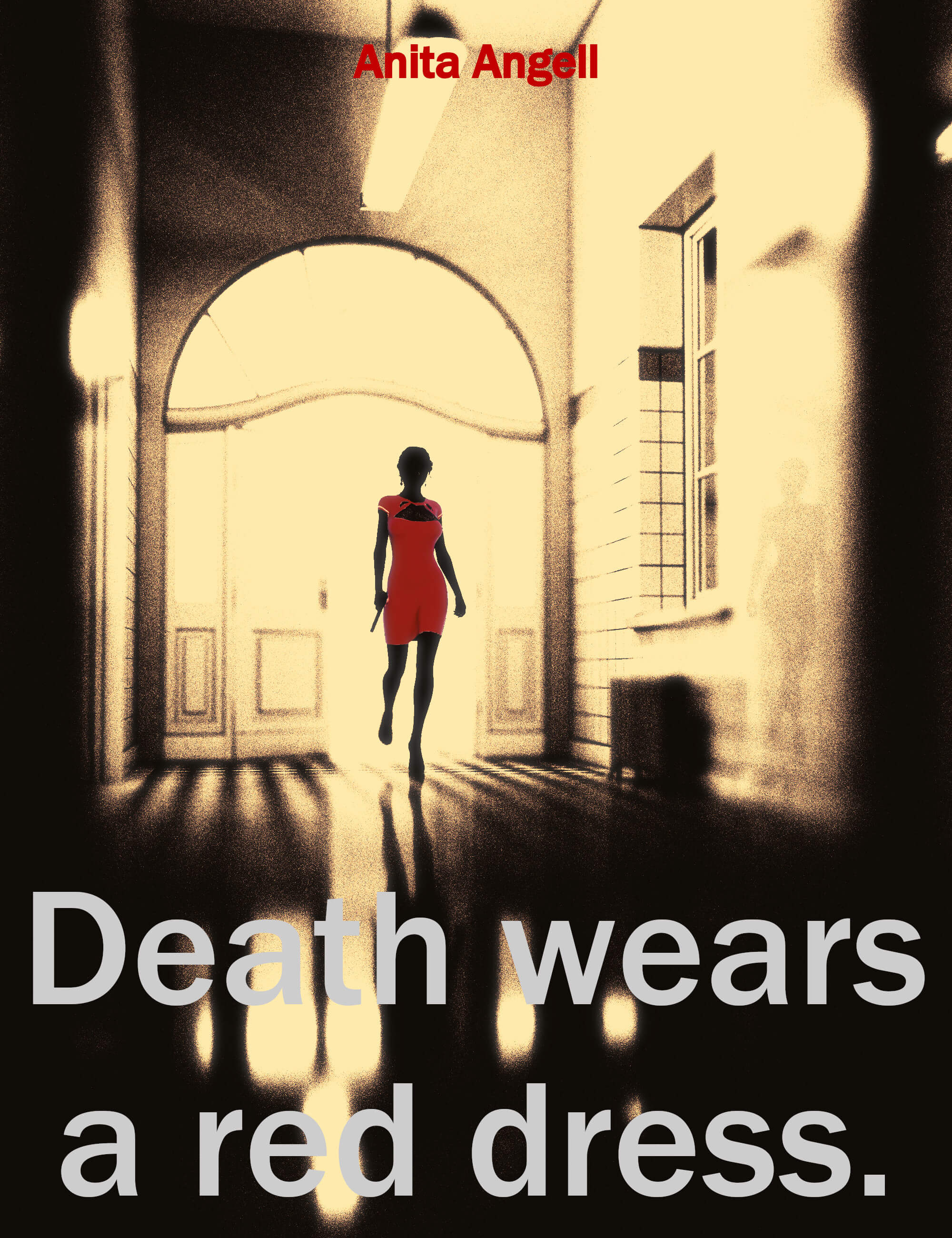 Death Wears a Red Dress 3D Render, Digital Art by ikkeVC
