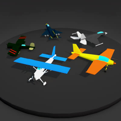 Fighter Jets - Free 3D Model by ikrambandagi