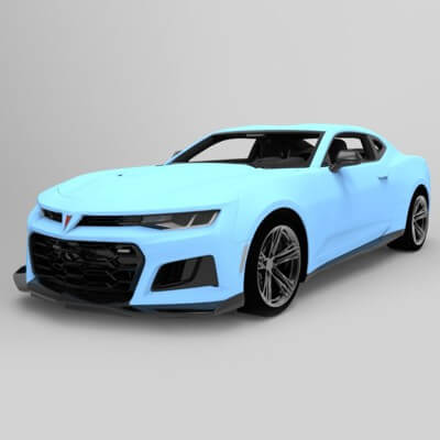 2018 Pontiac Trans Am - Free 3D Model by ilham45