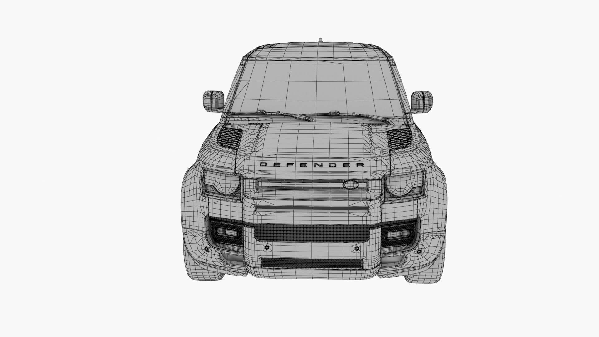 2020 Land Rover Defender - 3D Model by ilham45