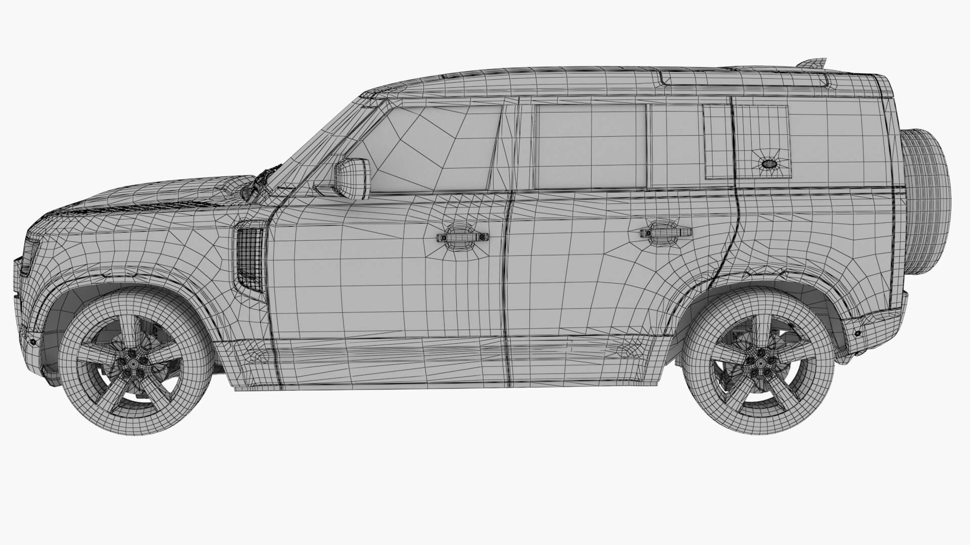2020 Land Rover Defender - 3D Model by ilham45